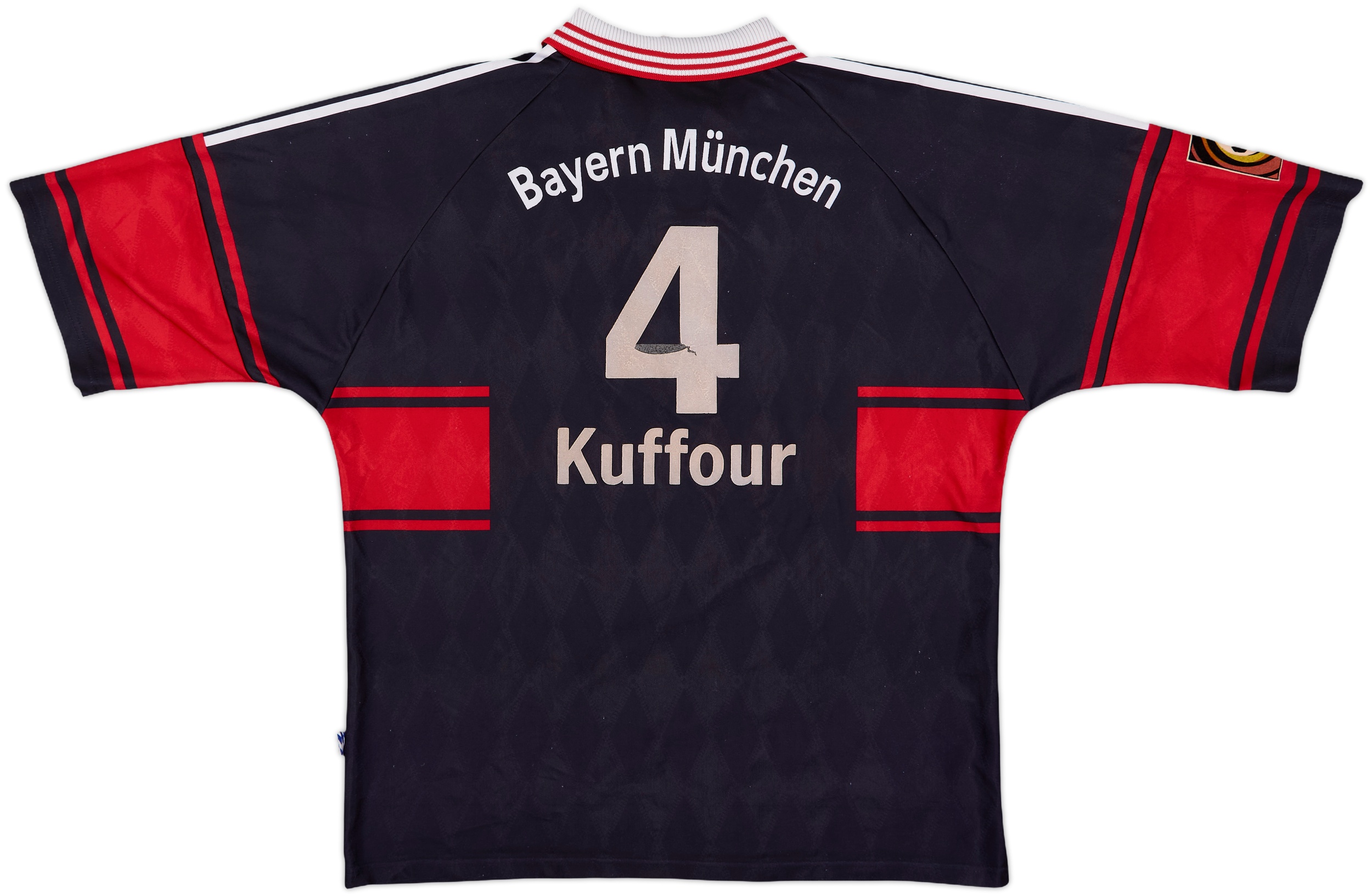 1997-99 Bayern Munich Home Shirt Kuffour #4 - 5/10 - (XL)