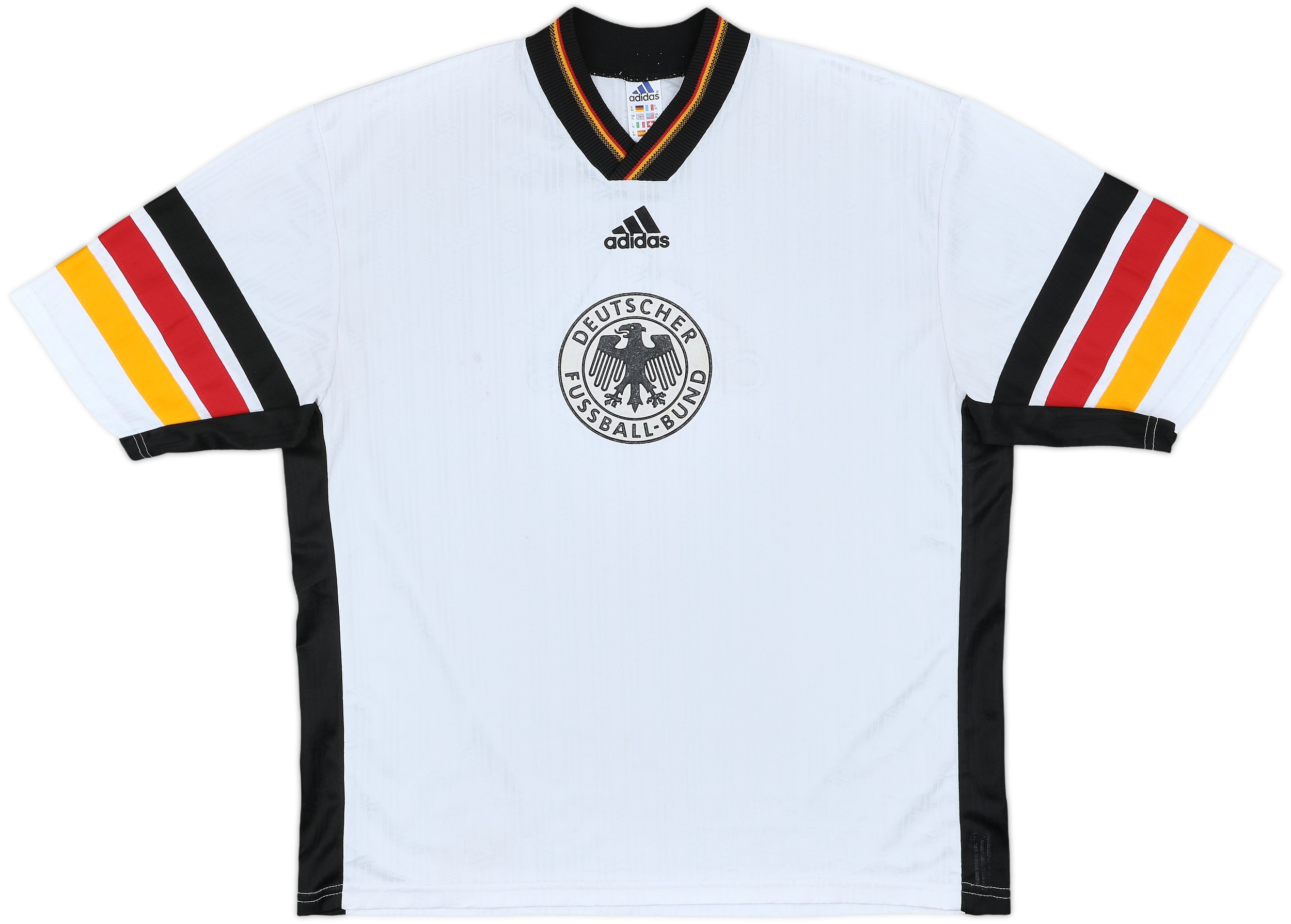 1996-98 Germany adidas Training Shirt - 7/10 - (XL)