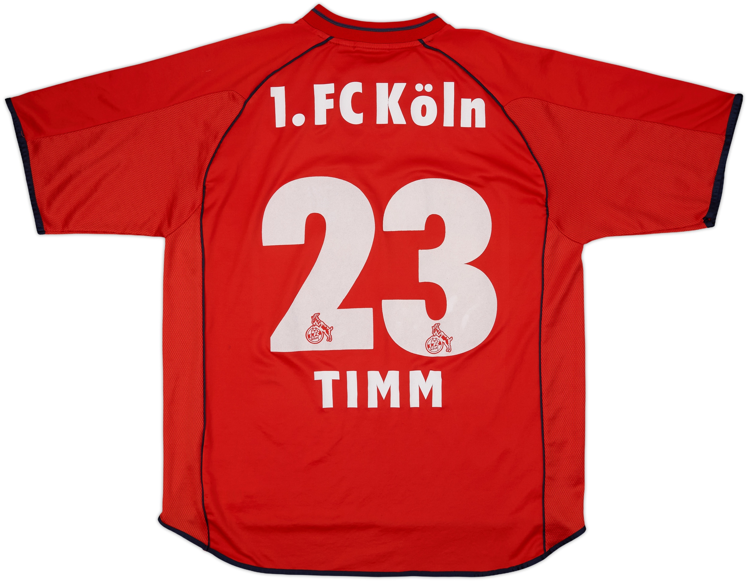 2001-02 FC Koln Home Shirt Timm #23 - 7/10 - (XXL)