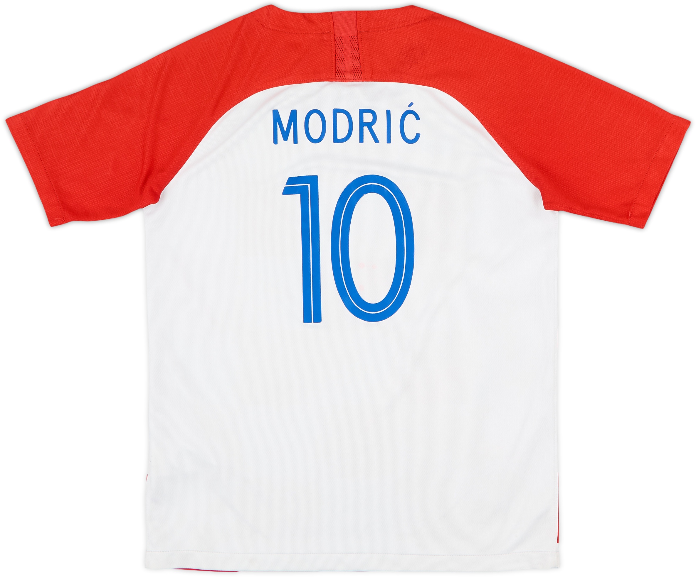 2018-19 Croatia Home Shirt Modric #10 - 6/10 - (XL.Boys)