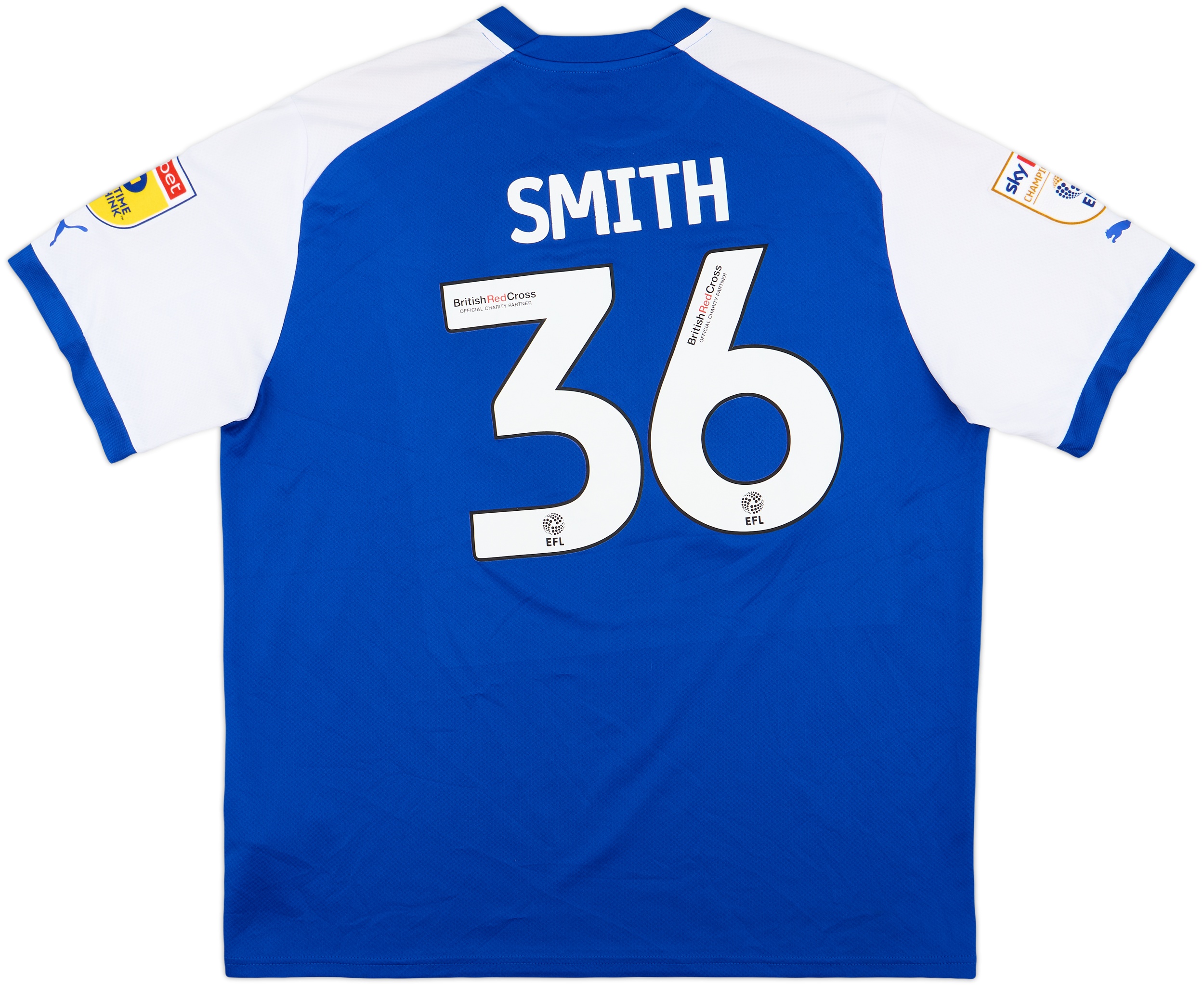 2022-23 Wigan Home Shirt Smith #36 - 7/10 - (XXL)