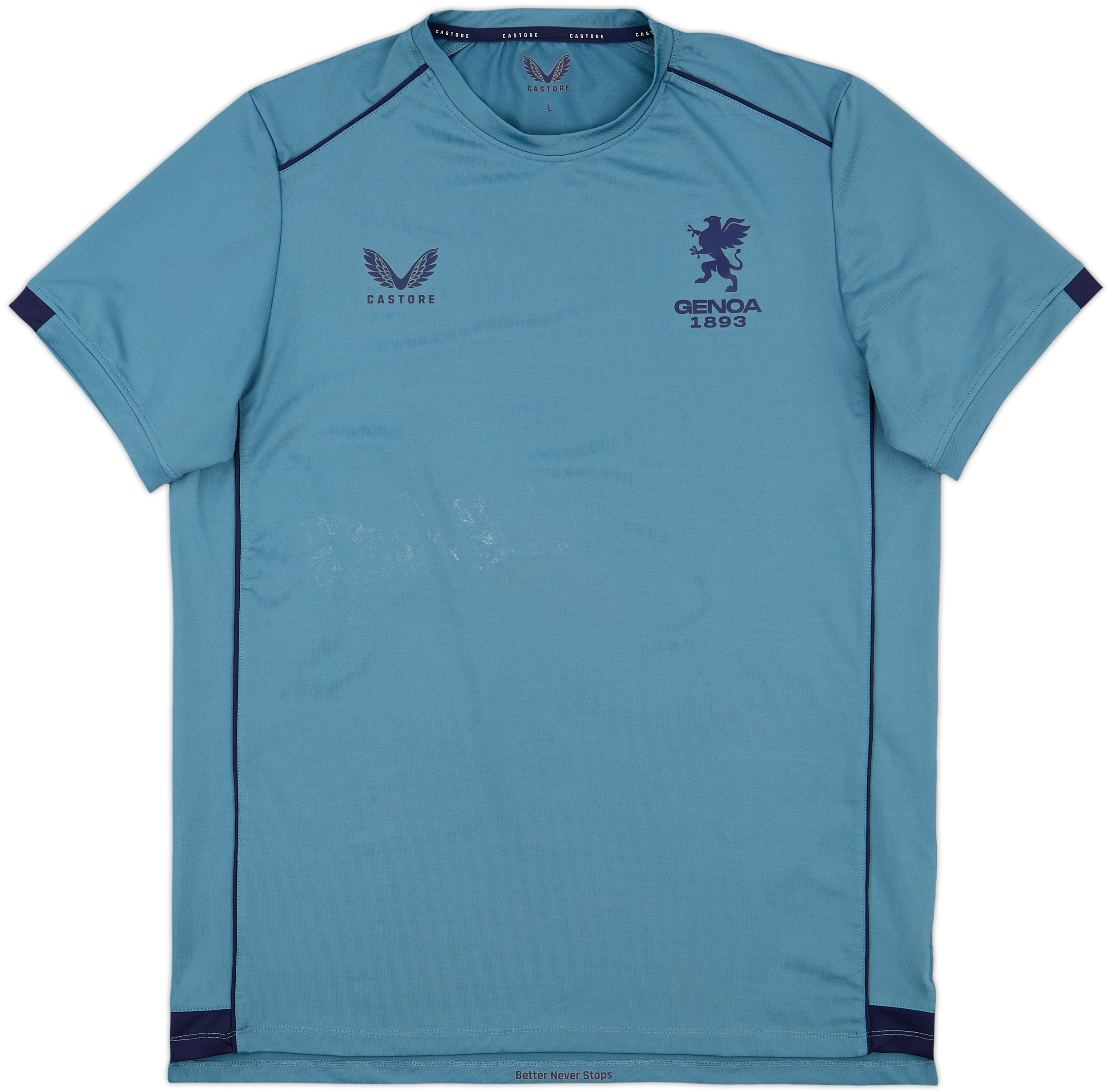 2022-23 Genoa Castore Travel Tee - 5/10 - (L)