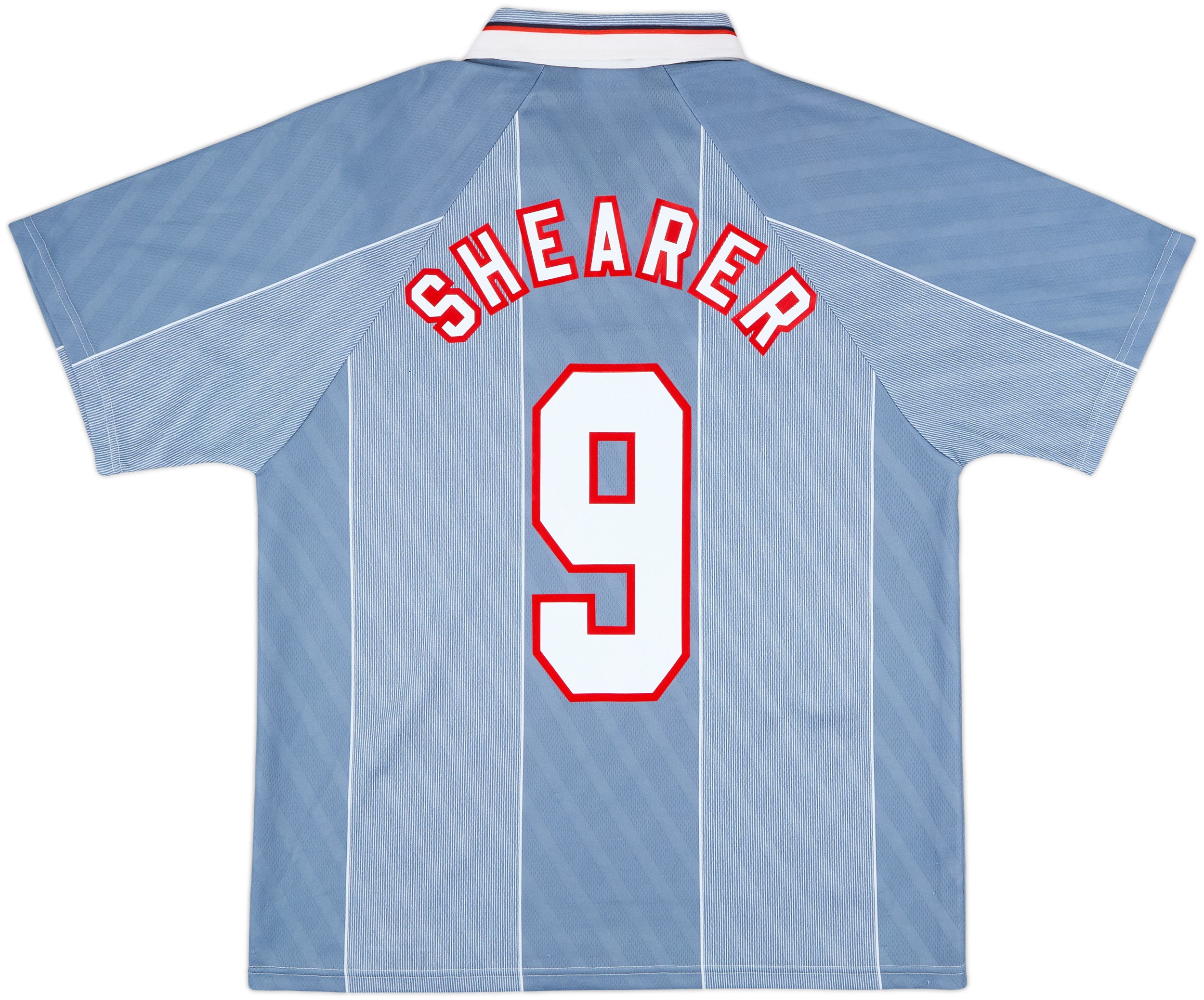 1996-97 England Away Shirt Shearer #9 - 9/10 - (L)