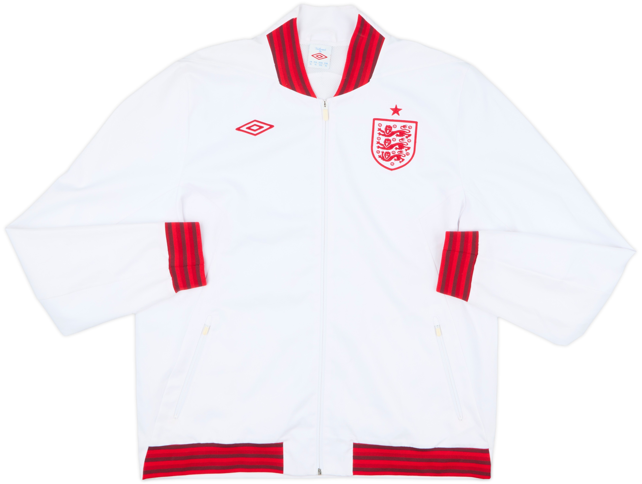 2012-13 England Umbro Track Jacket - 8/10 - (XL)