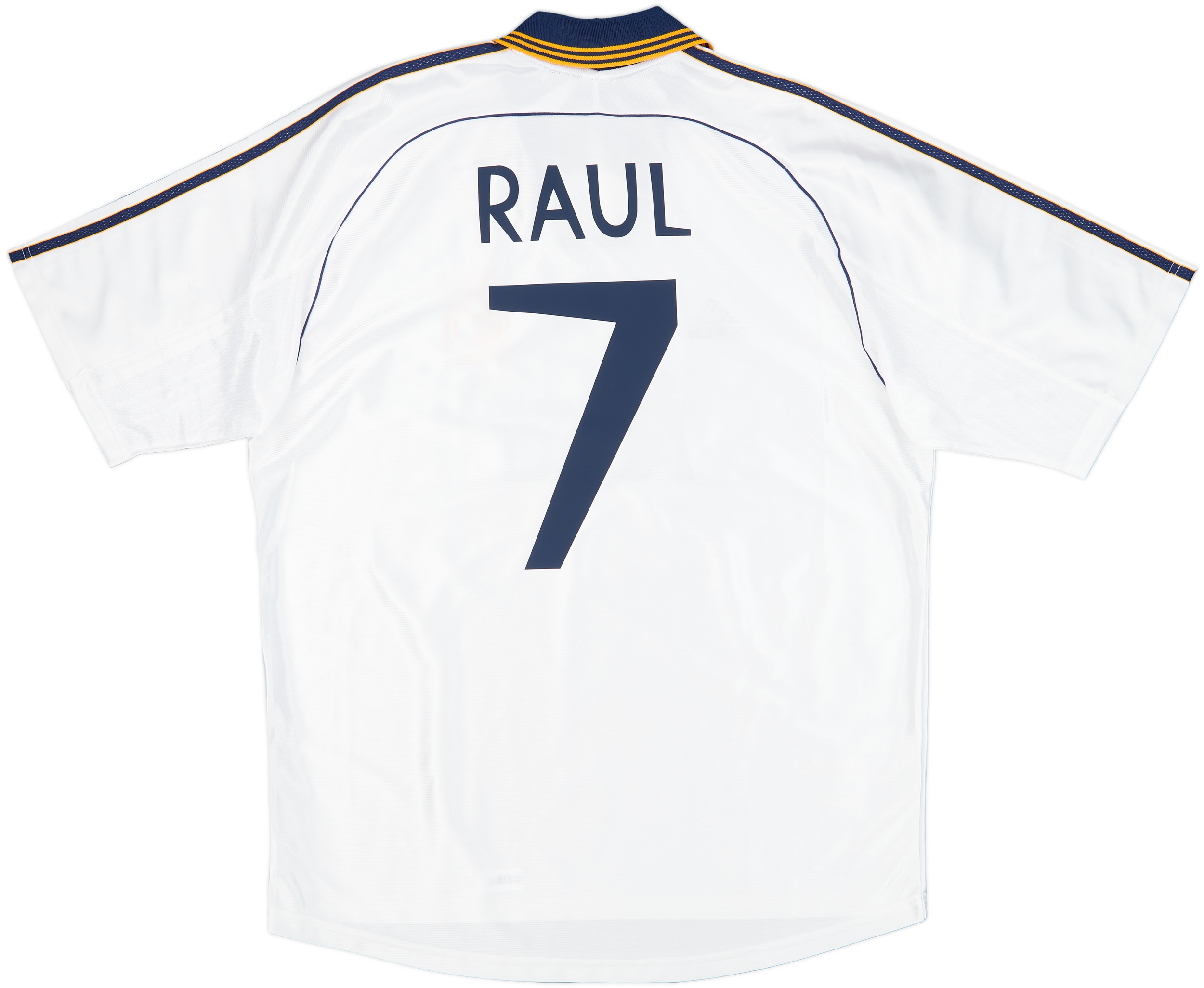 1998-00 Real Madrid Home Shirt Raul #7 (L)