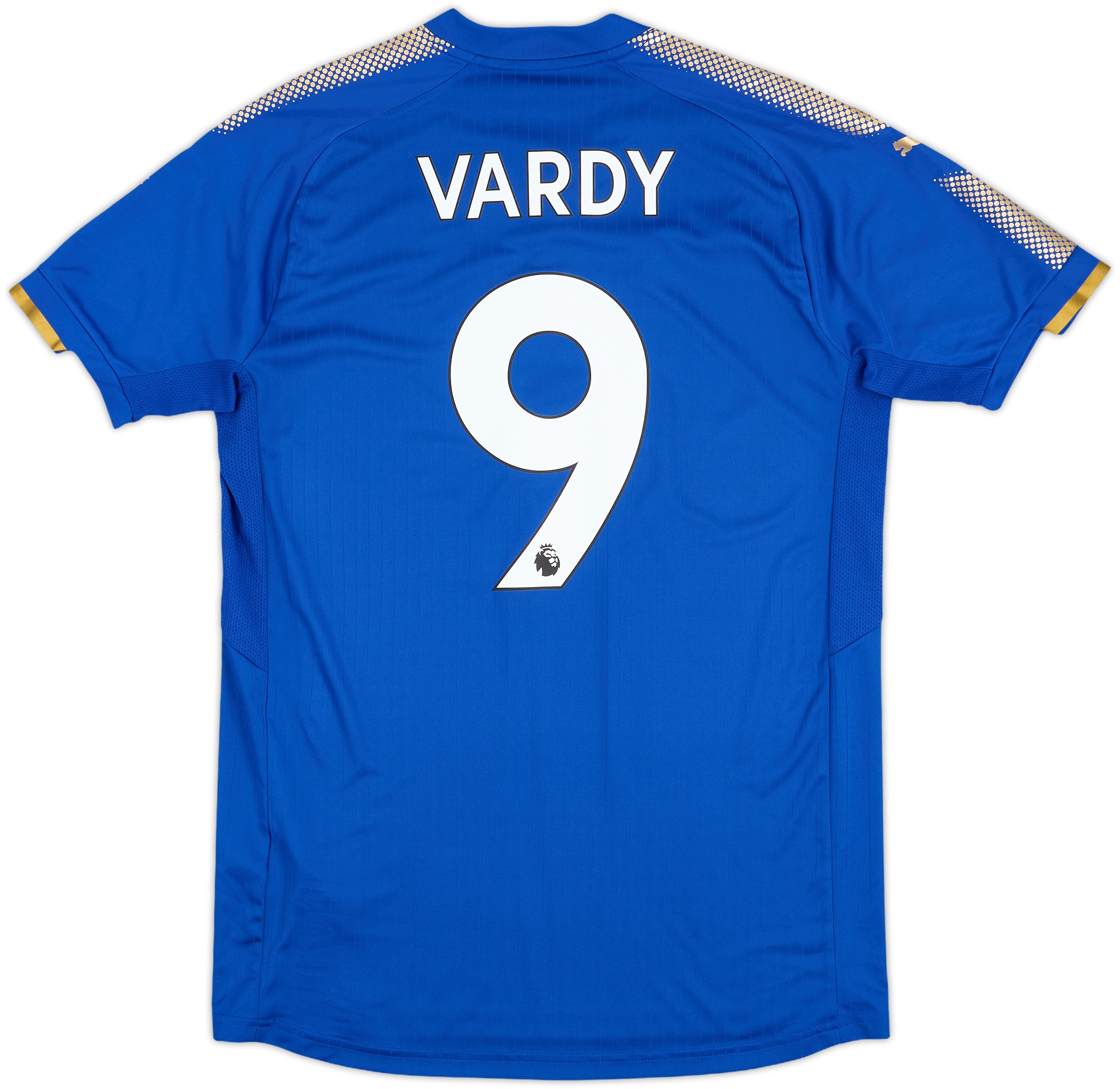 2017-18 Leicester Home Shirt Vardy #9 - 10/10 - (M)