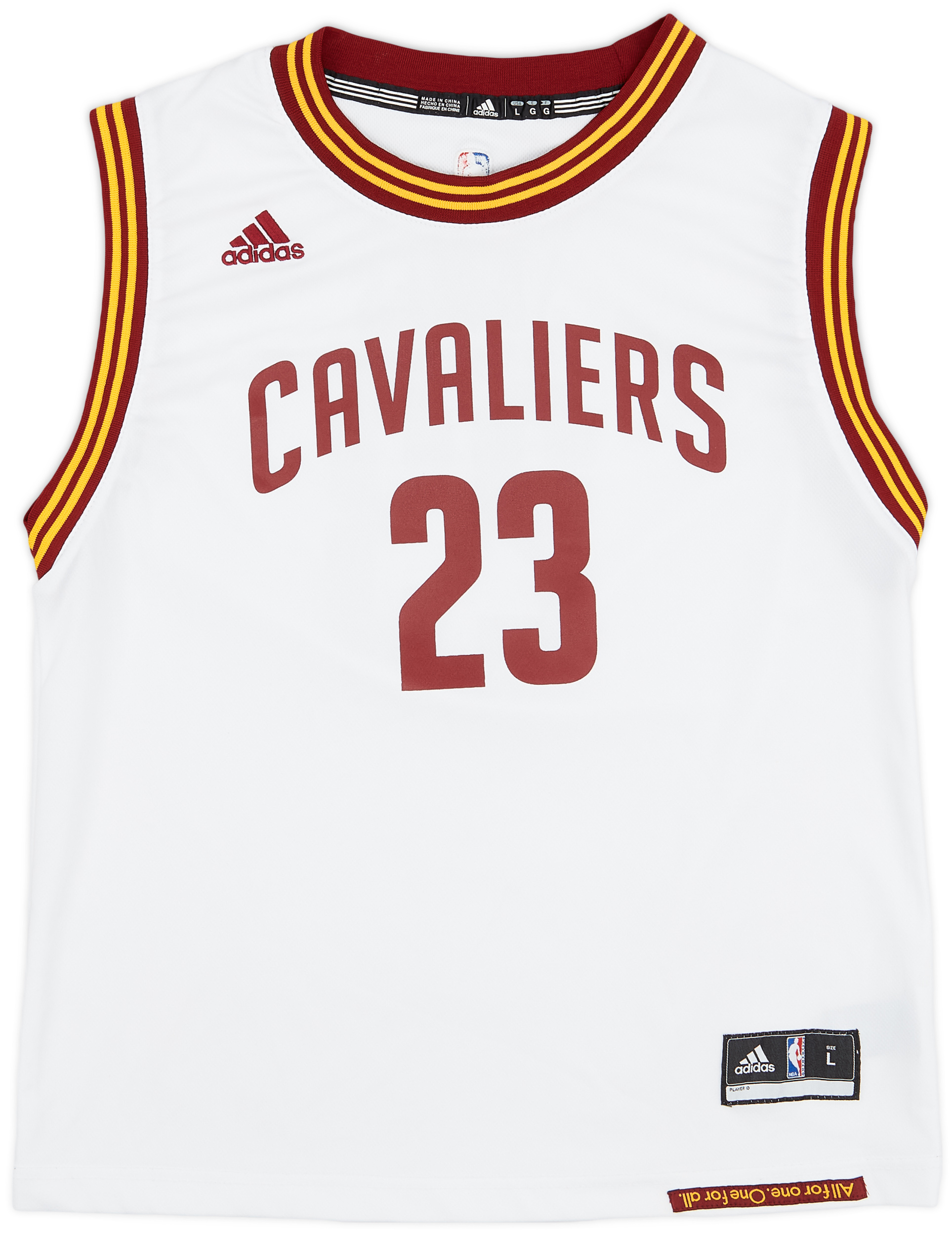 2014-17 Cleveland Cavaliers James #23 adidas Home Jersey - 8/10 - (L.Boys)