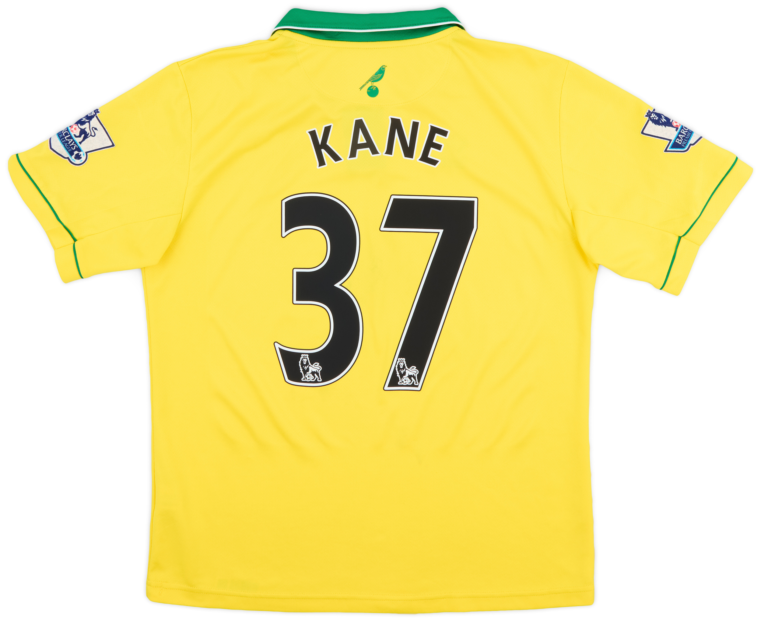 2012-13 Norwich Home Shirt Kane #37 - 7/10 - (M)