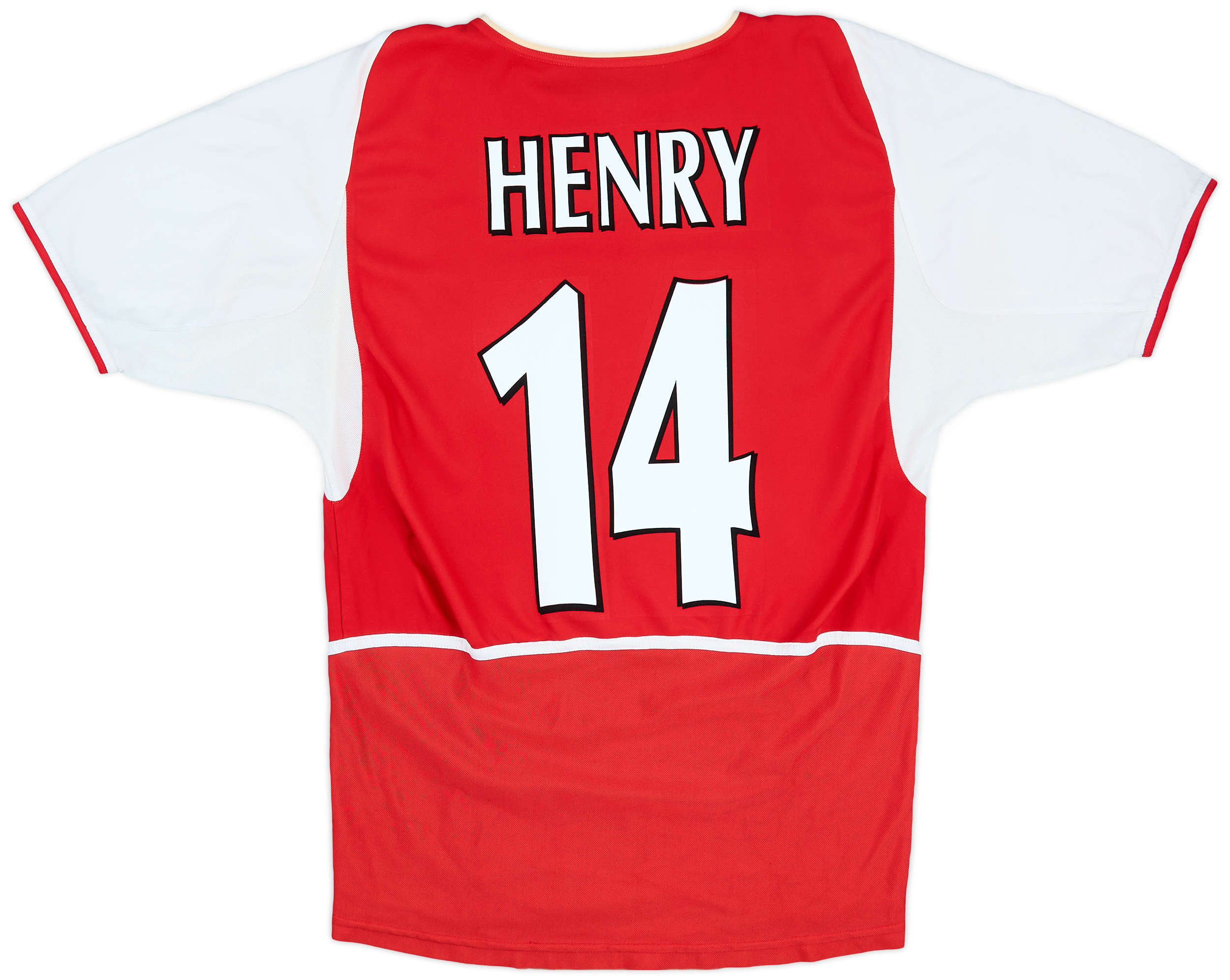 2002-04 Arsenal Home Shirt Henry #14 - 6/10 - (L)