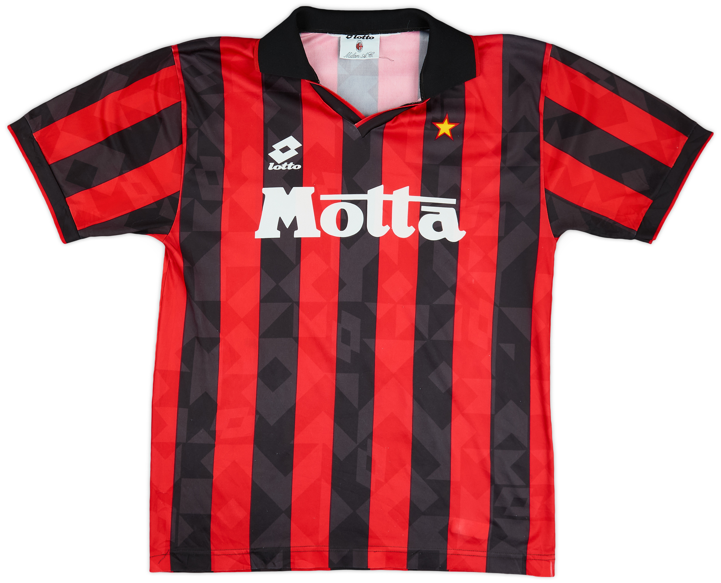 1995-96 AC Milan Basic Home Shirt - 8/10 - (L)