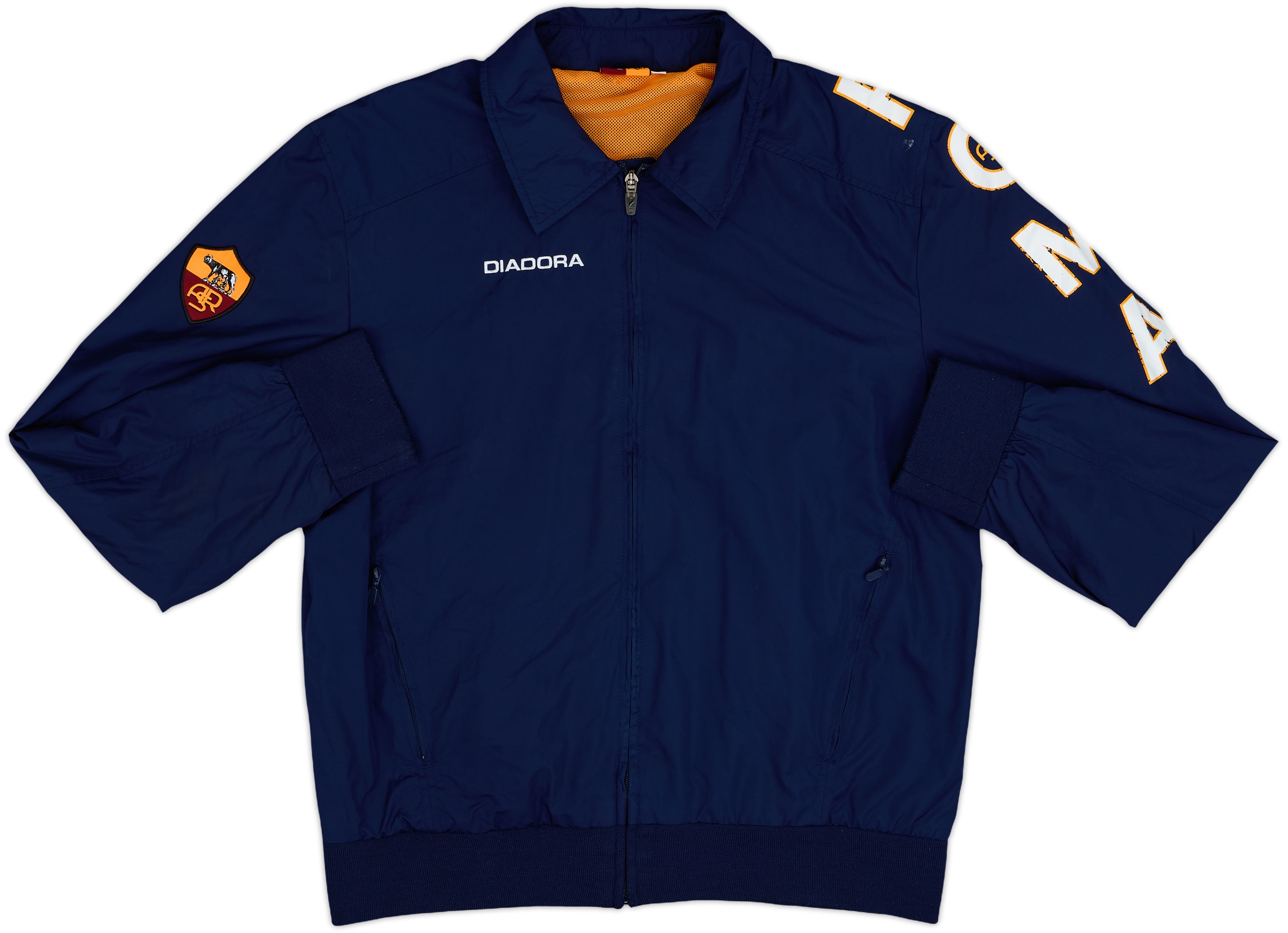 2005-06 Roma Diadora Track Jacket - 6/10 - (L)