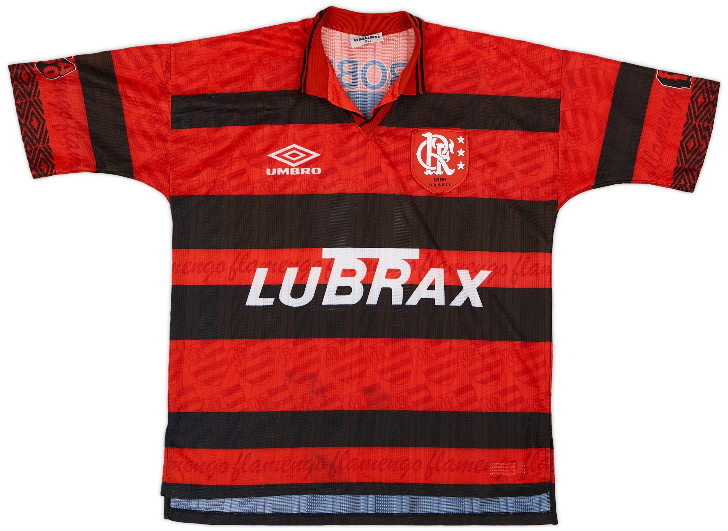 1995-96 Flamengo Centenary Home Shirt #11 - 9/10 - (L)