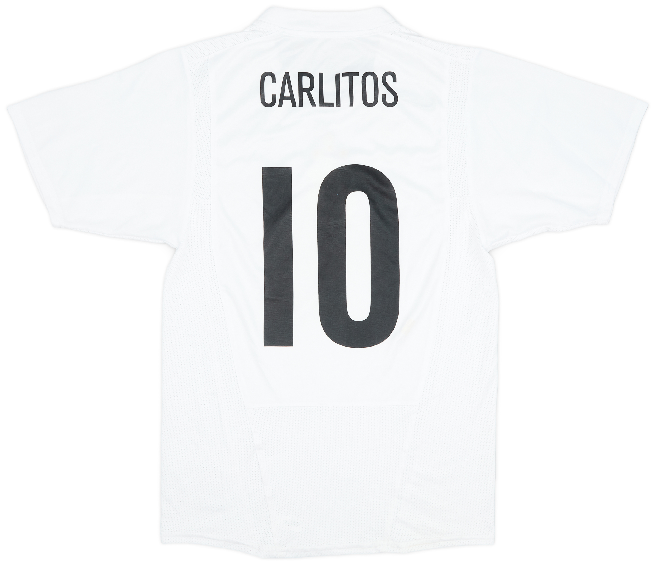 2004-05 Corinthians Home Shirt Carlitos #10 - 9/10 - (S)