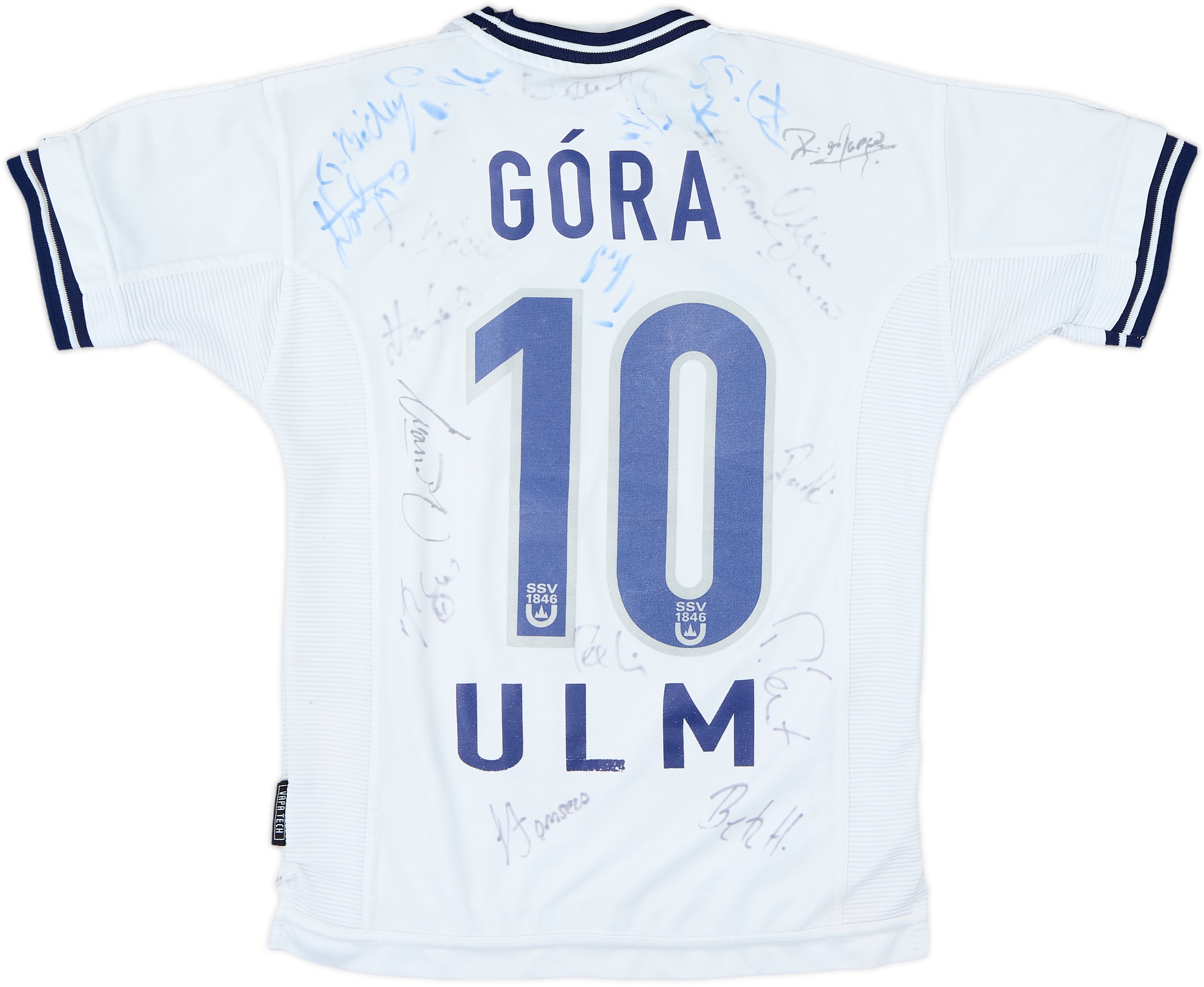 1999-01 SSV Ulm Signed Home Shirt Gora #10 - 5/10 - (L.Boys)