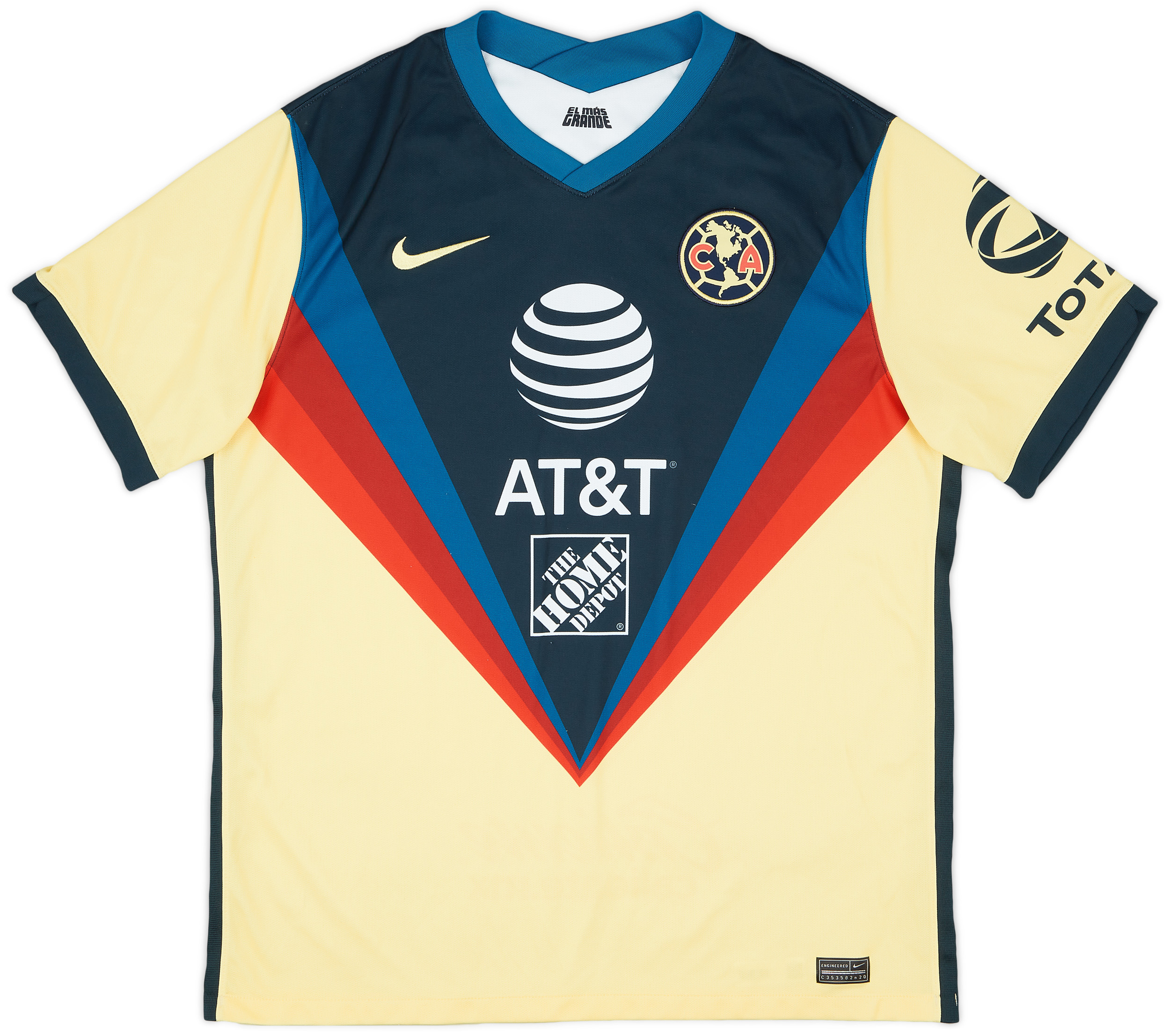 2020-21 Club America Home Shirt - 9/10 - (XL)