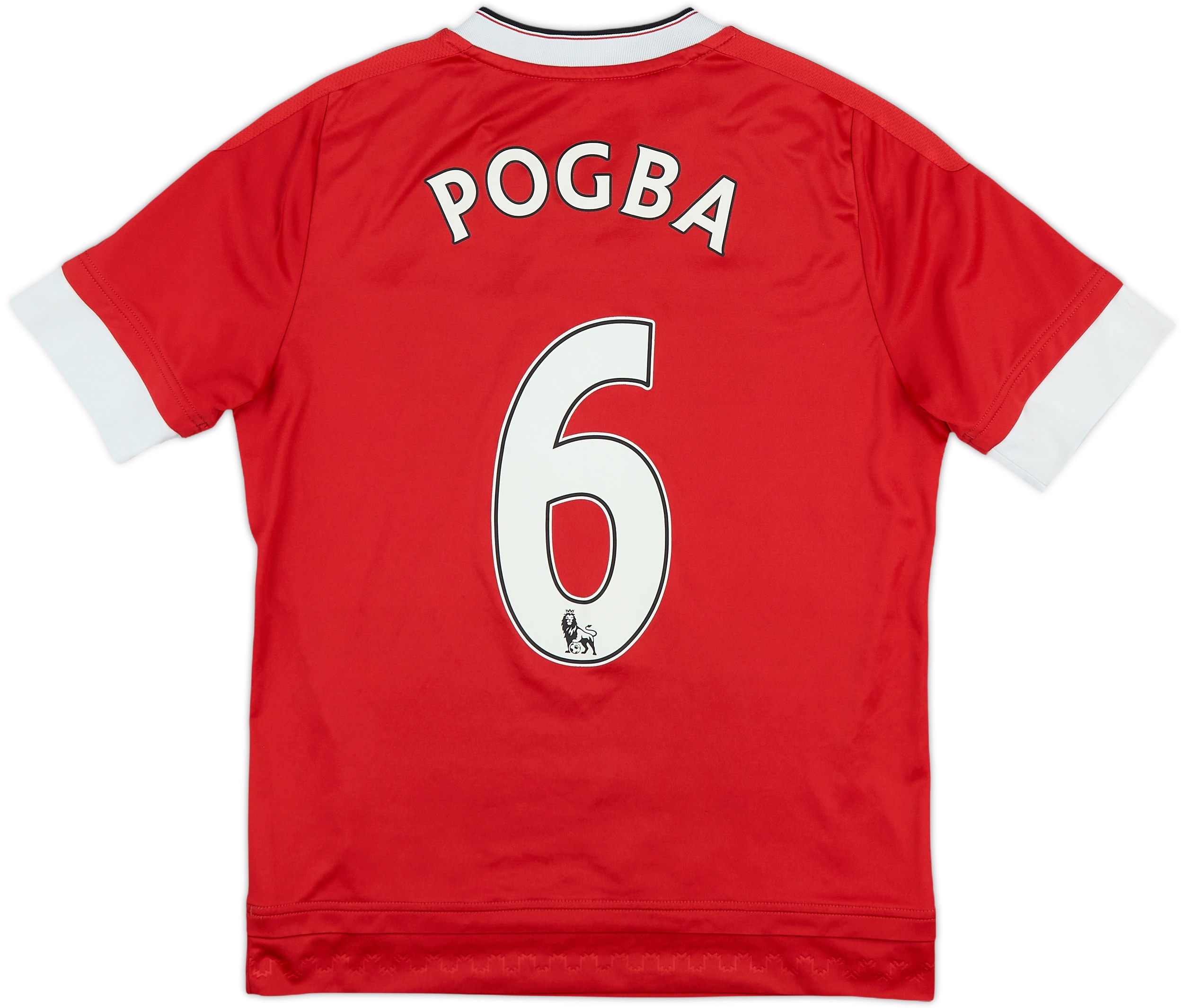 2015-16 Manchester United Home Shirt Pogba #6 - 6/10 - (L.Boys)