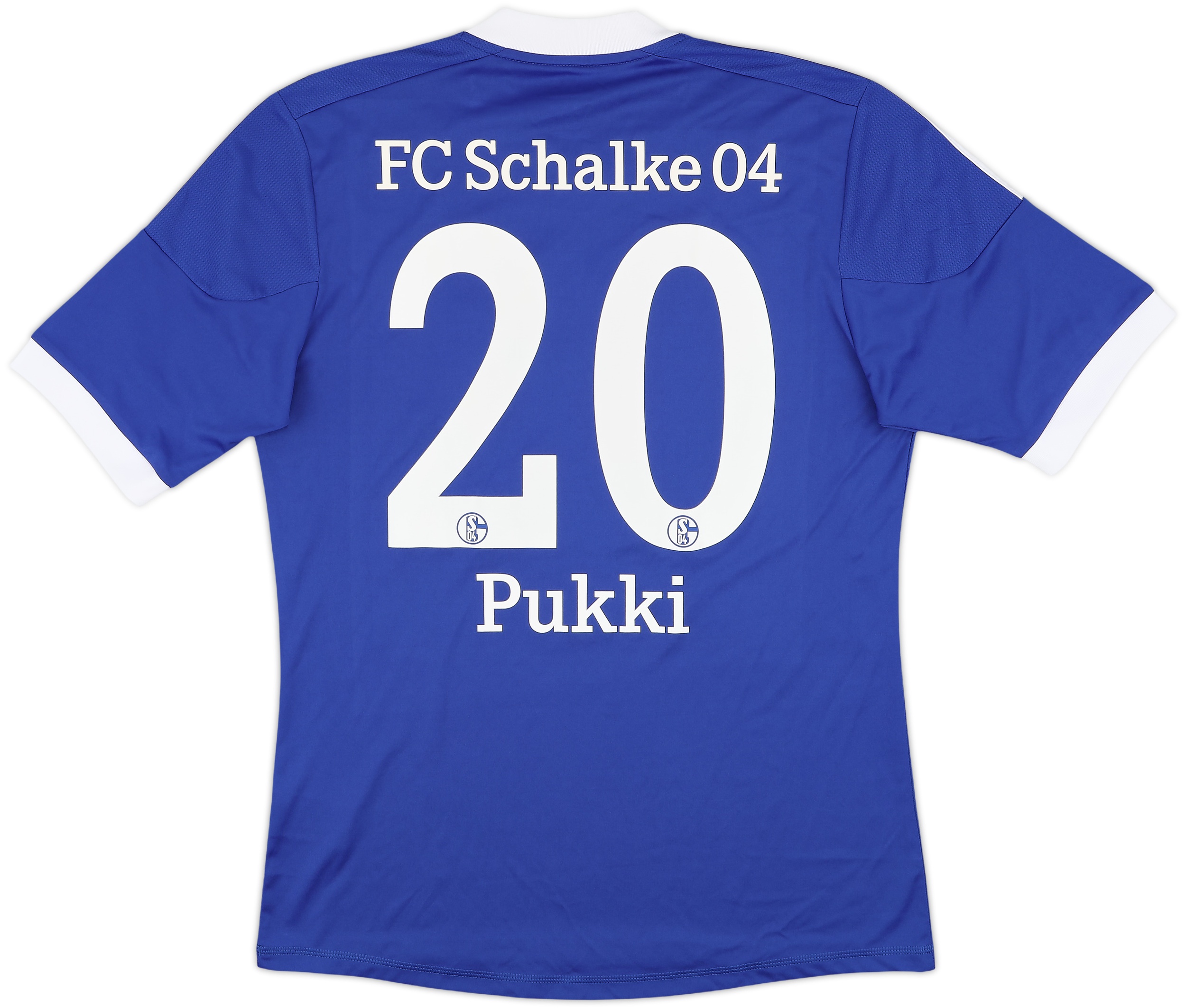 2012-14 Schalke Home Shirt Pukki #20 - 10/10 - (M)