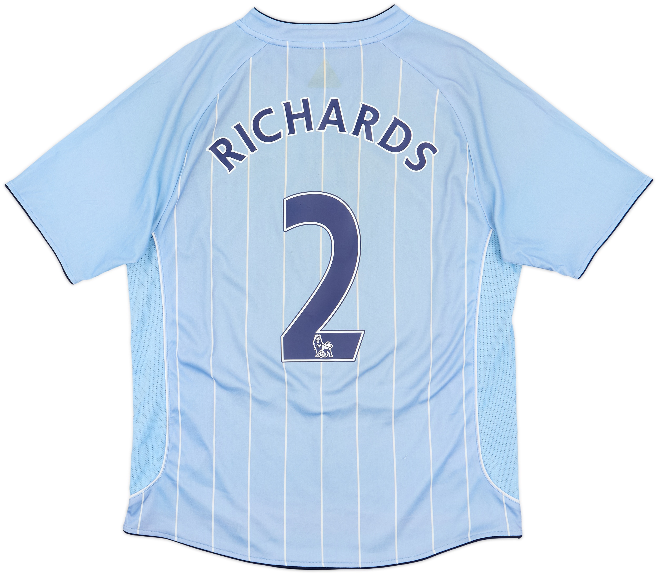 2007-08 Manchester City Home Shirt Richards #2 - 6/10 - (L)