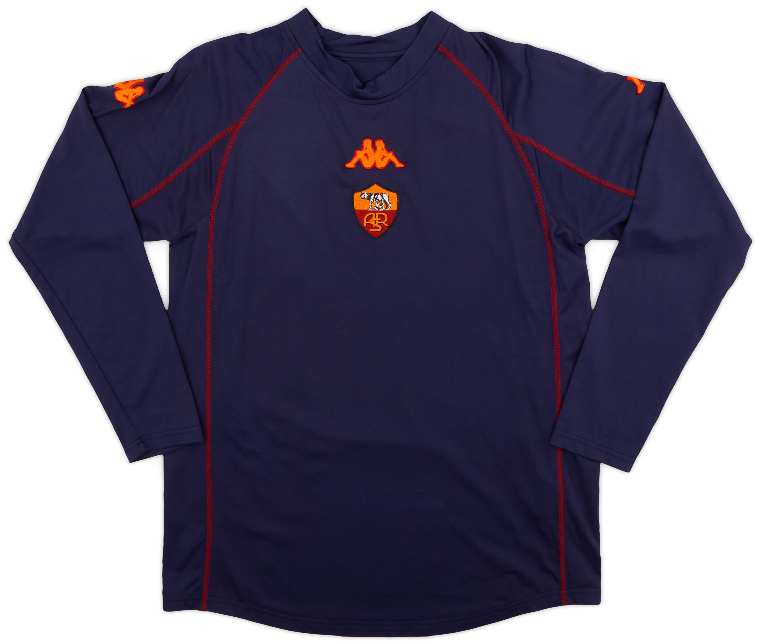2002-03 Roma Kappa Training L/S Shirt - 6/10 - (L)
