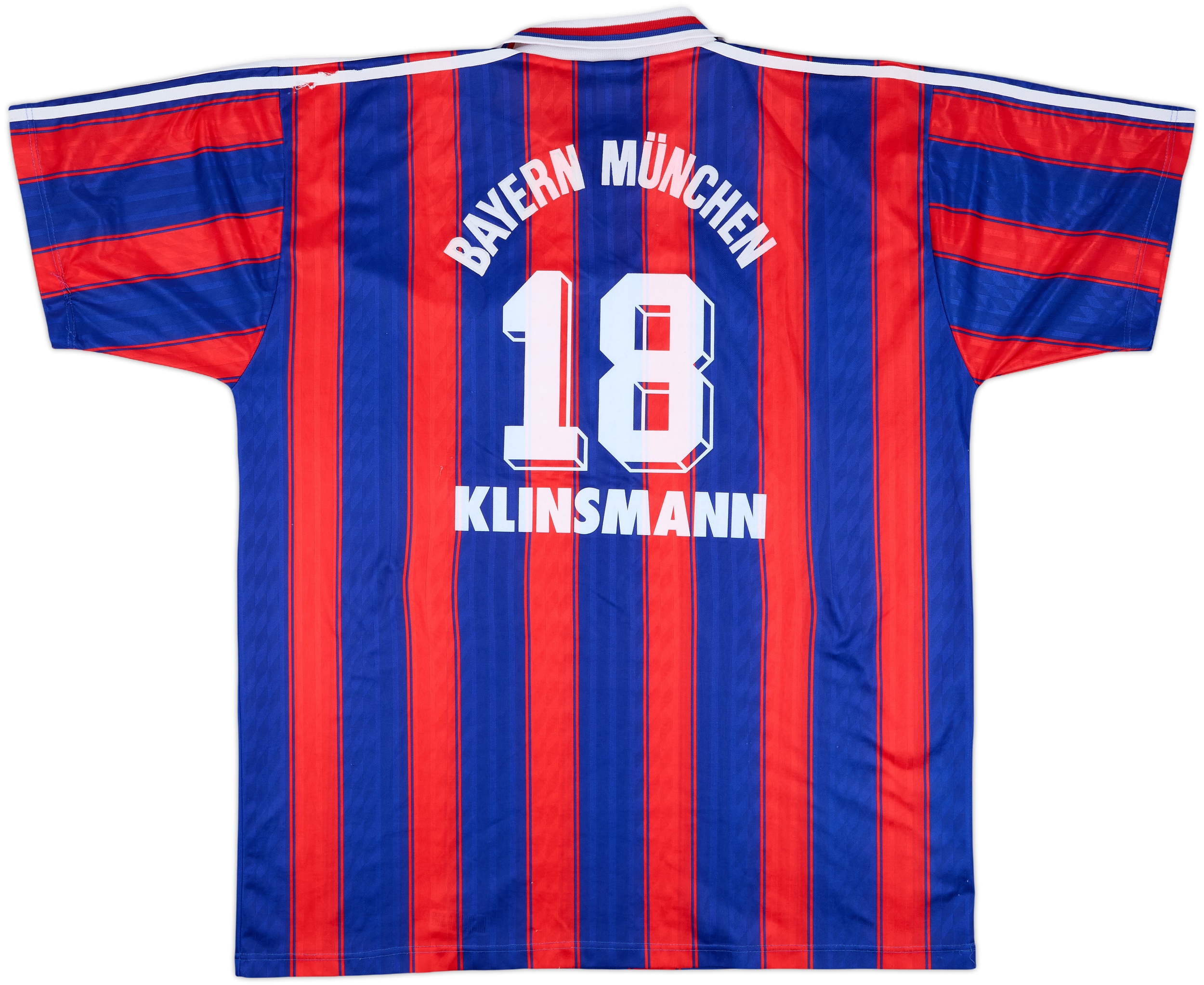 1995-97 Bayern Munich Home Shirt Klinsmann #18 - 6/10 - (XXL)