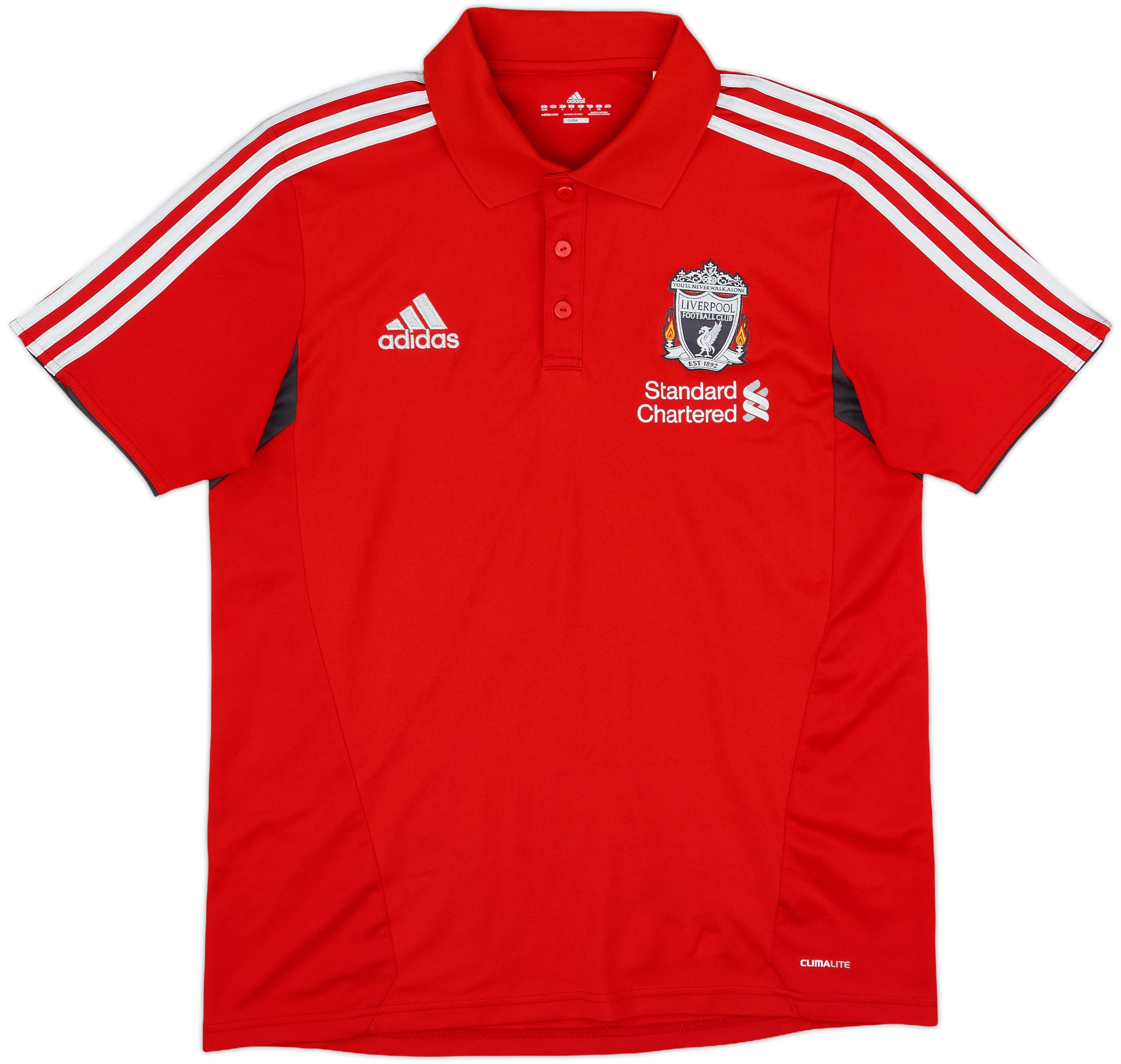 2011-12 Liverpool adidas Polo Shirt - 8/10 - (L)