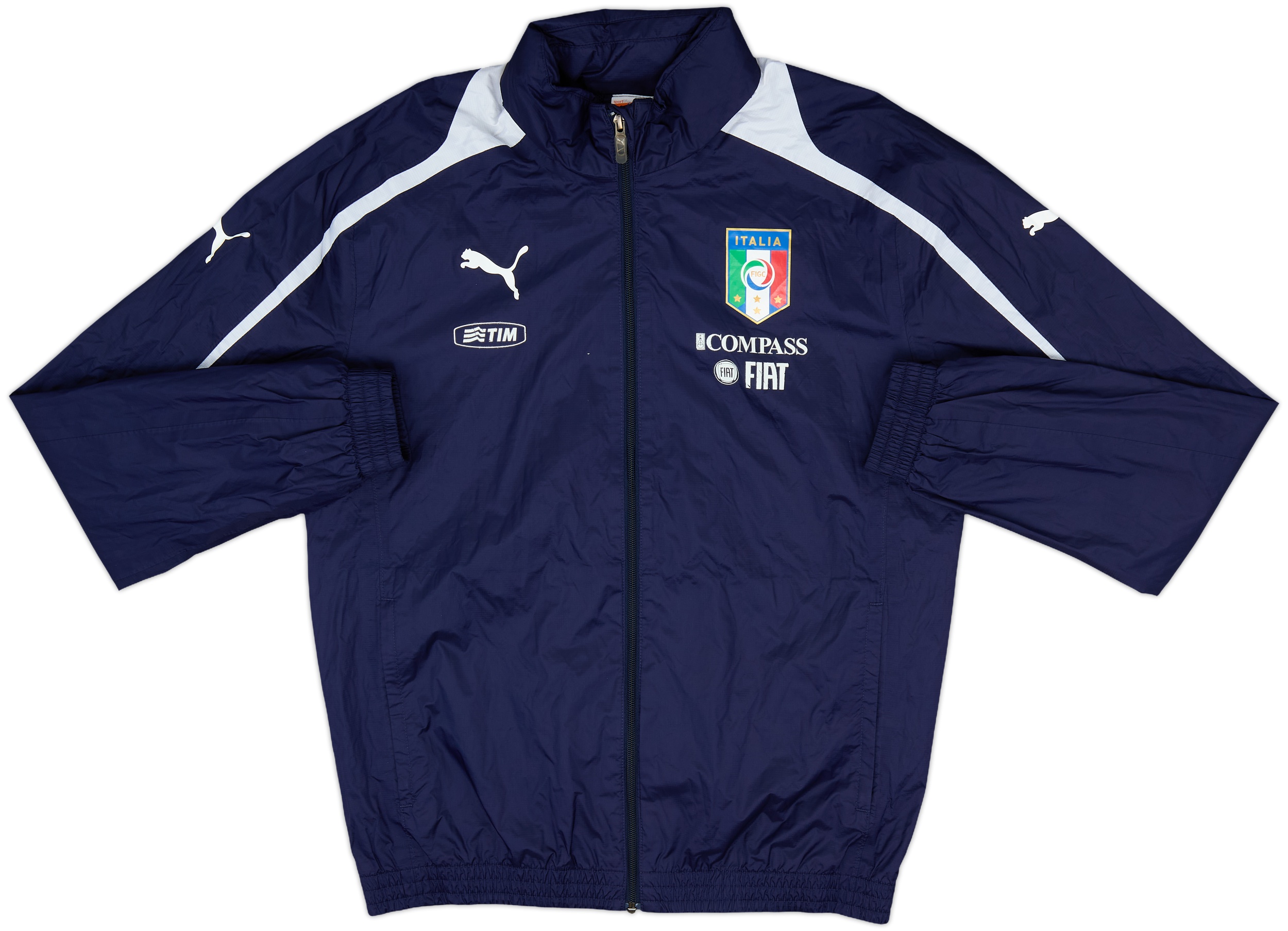 2012-13 Italy Puma Hooded Rain Jacket - 8/10 - (M)