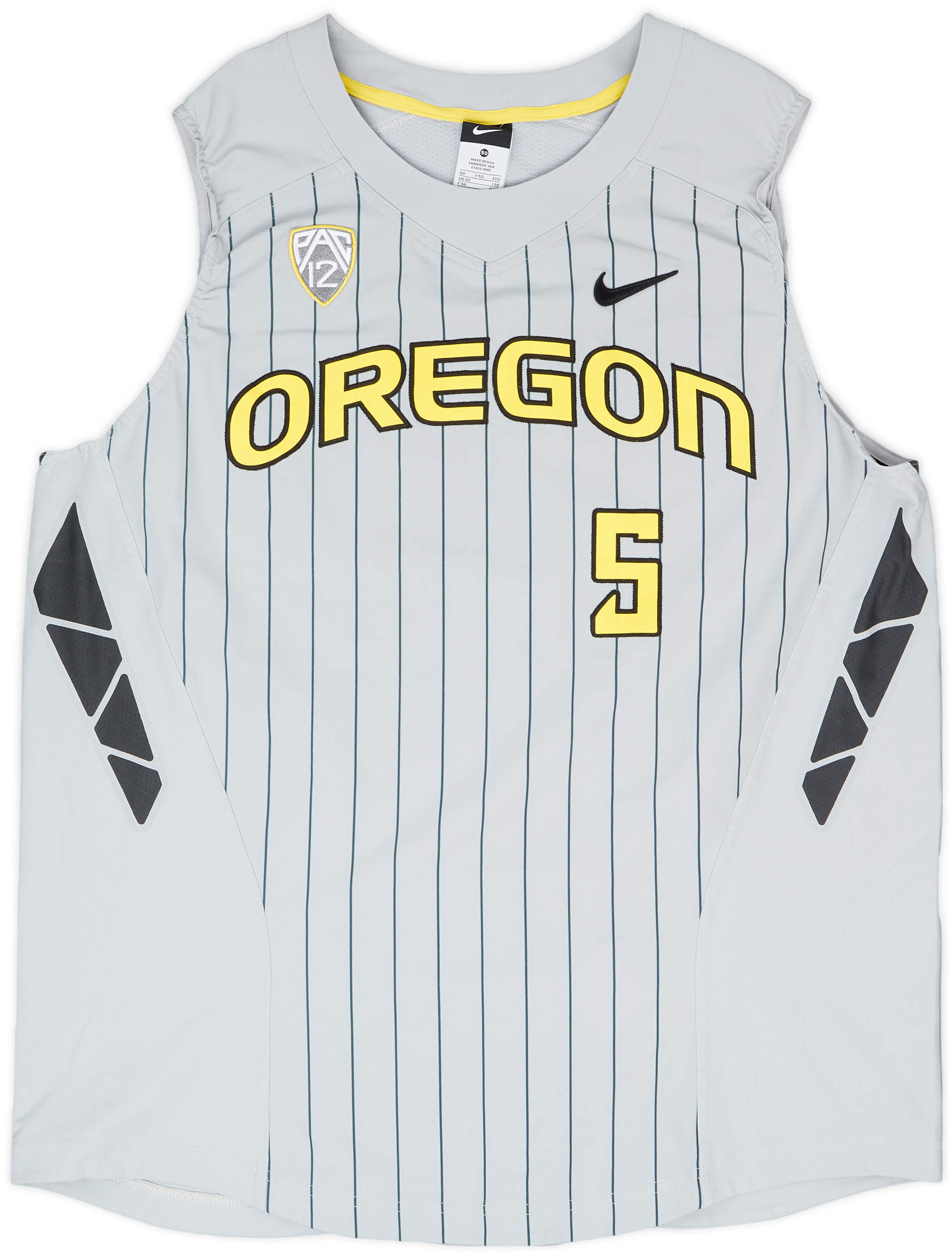 2014 Oregon Ducks Reed #5 Team Issued Nike Away Jersey - 7/10 - (XL)
