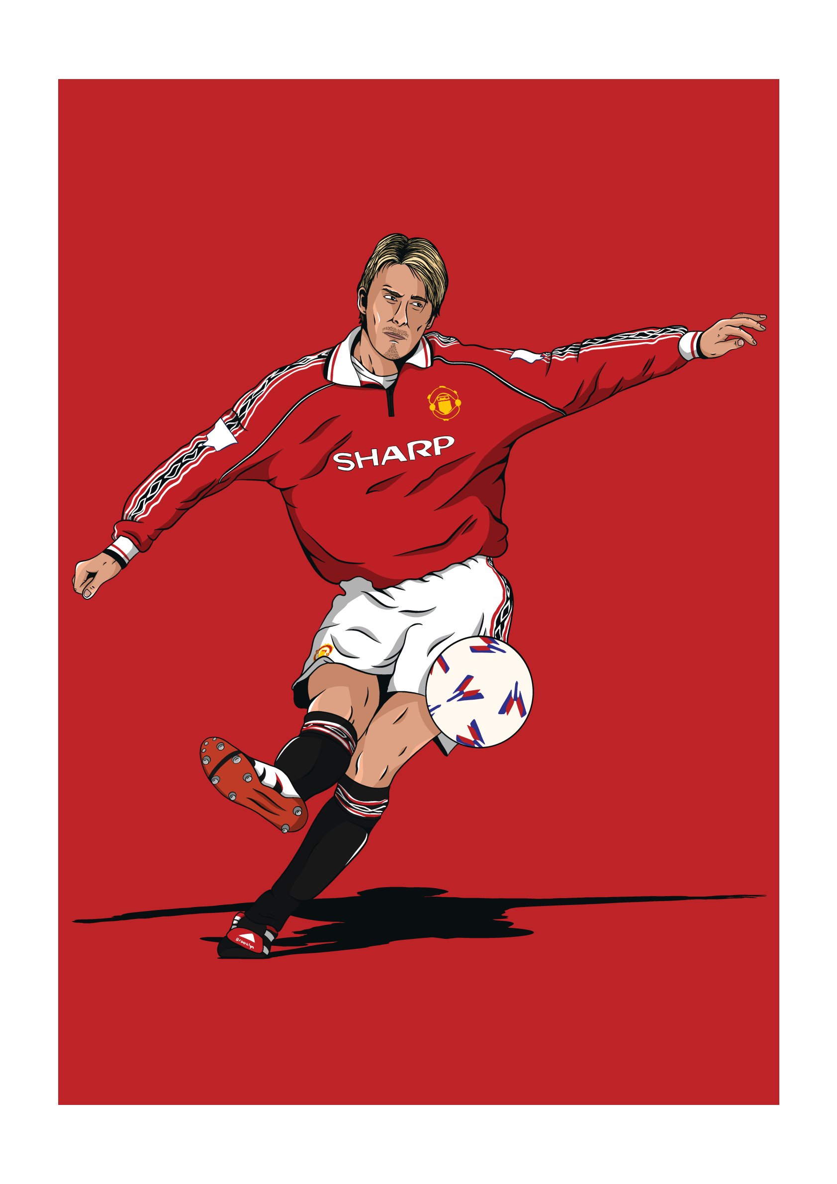 Beckham Legends A3 Print/Poster