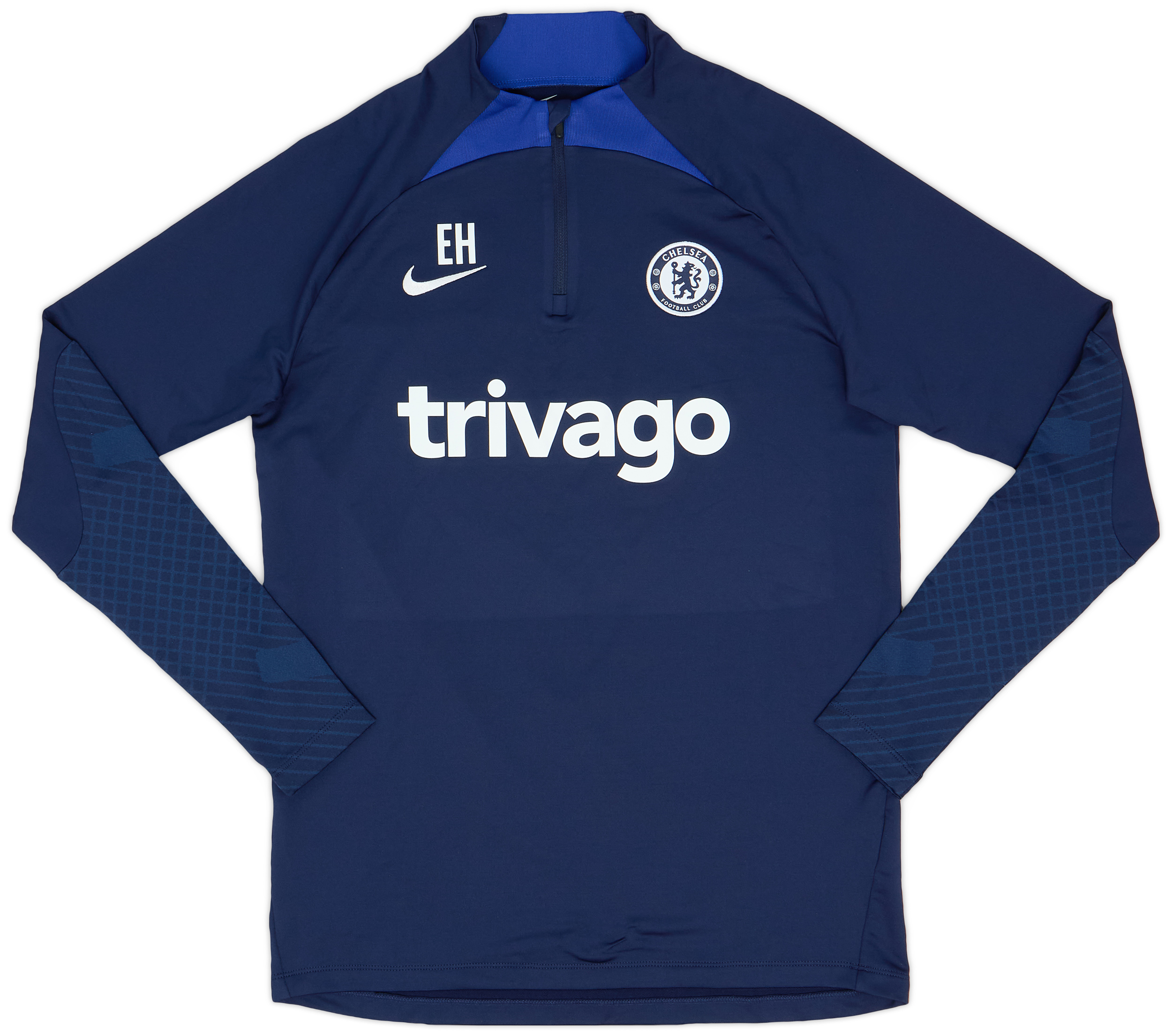2022-23 Chelsea Nike Staff Issue 1/4 Zip Drill Top EH - 9/10 - (M)