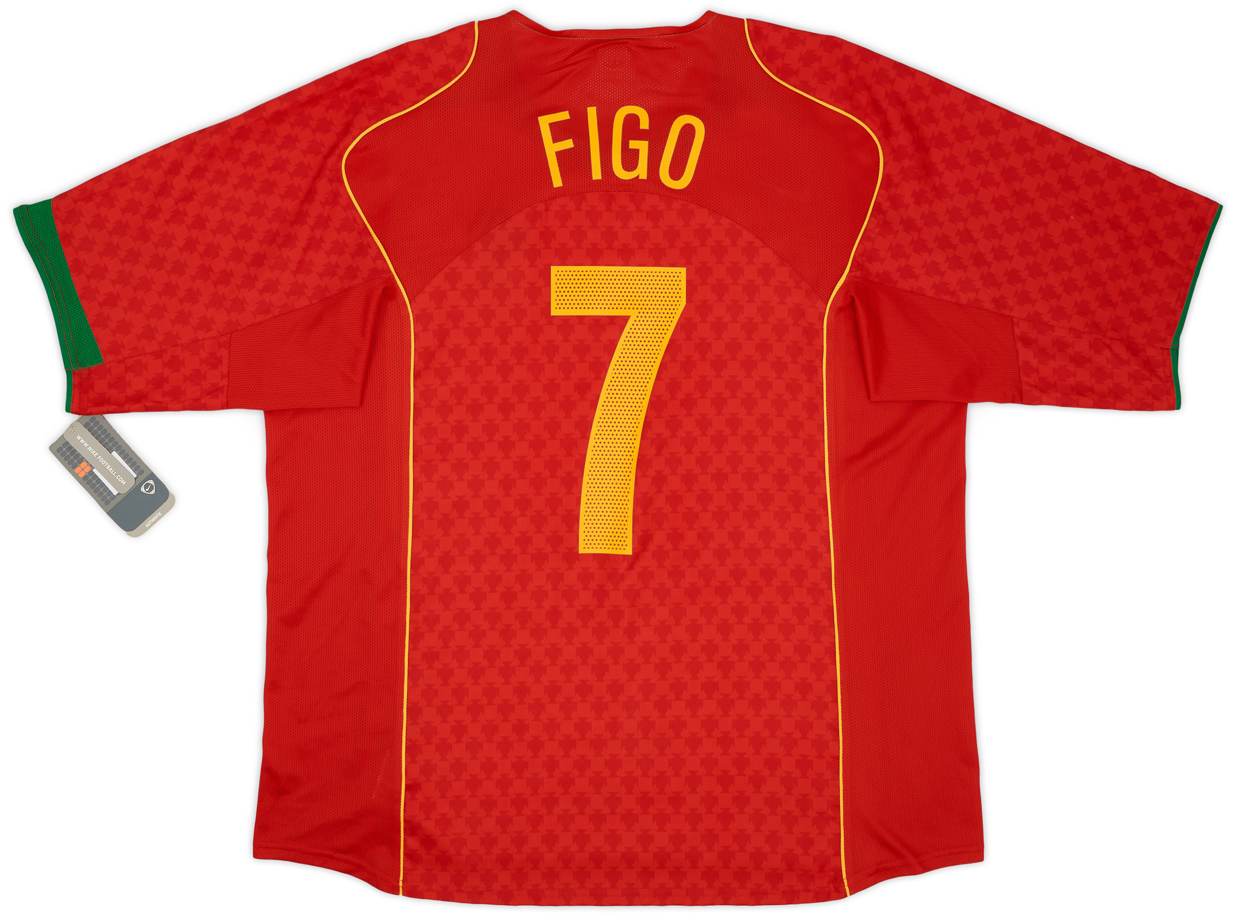 2004-06 Portugal Home Shirt Figo #7 (XL)
