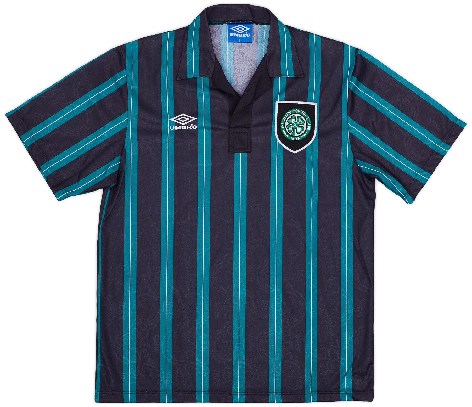 1992-93 Celtic Away Shirt #3 - 9/10 - (L)