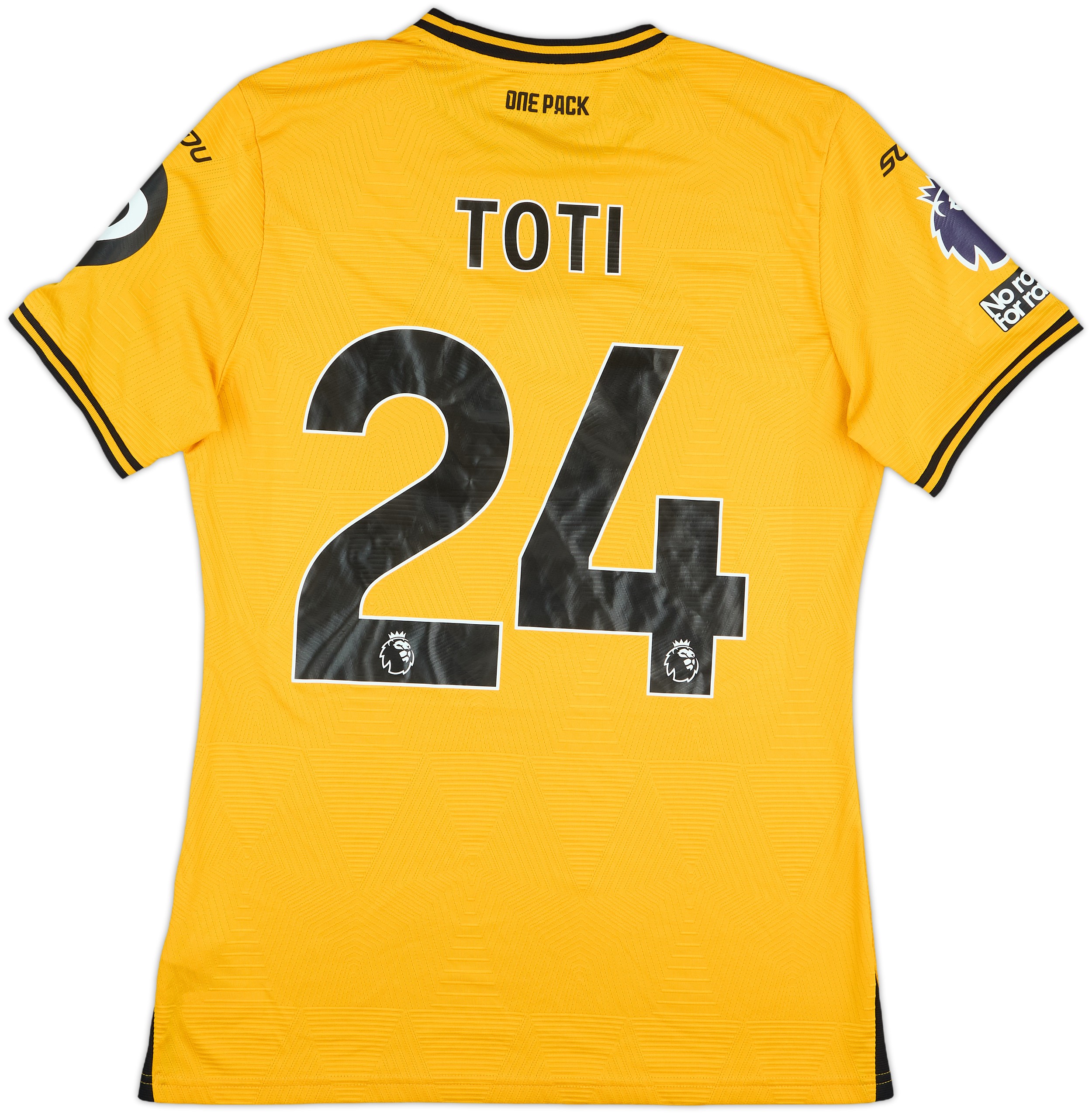 2024-25 Wolves Match Worn Home Shirt Toti #24