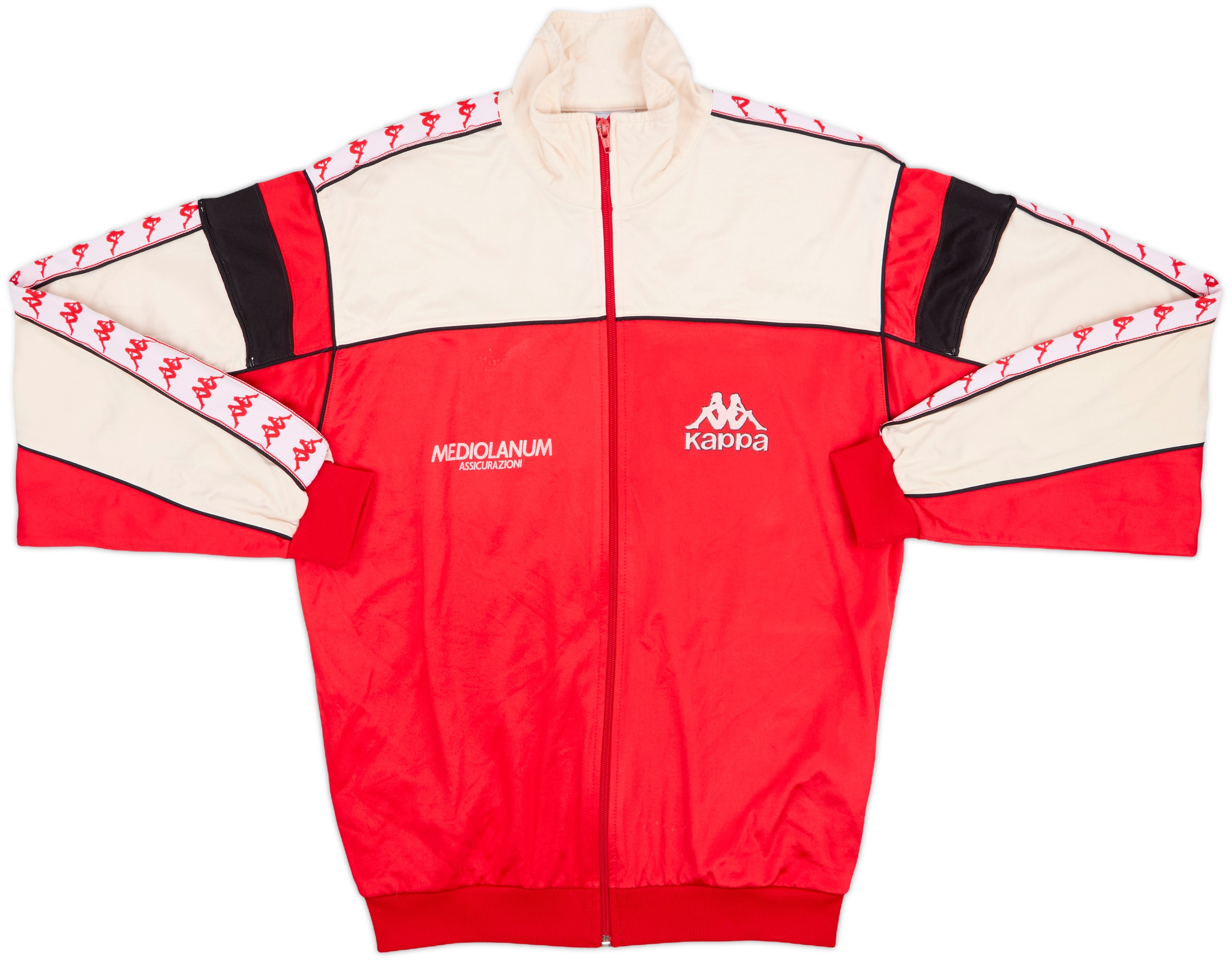 1988-90 AC Milan Kappa Track Jacket - 8/10 - (L)