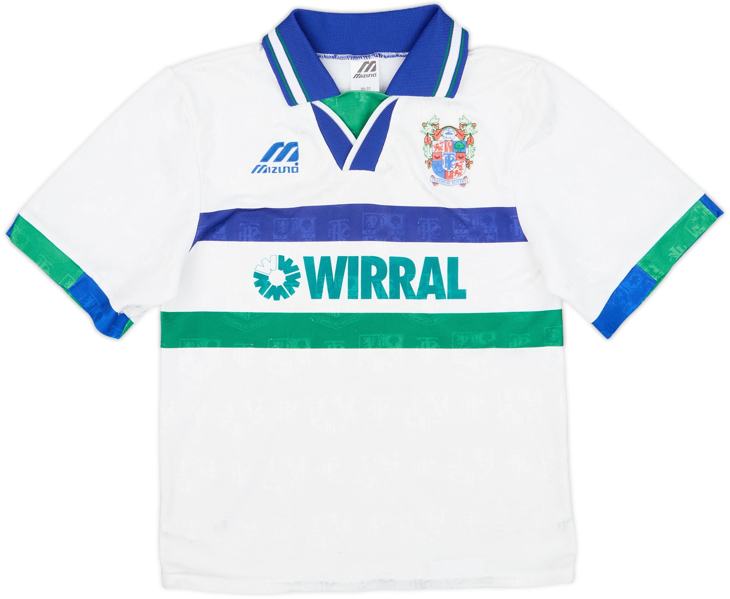 1995-97 Tranmere Rovers Home Shirt - 8/10 - (L.Boys)