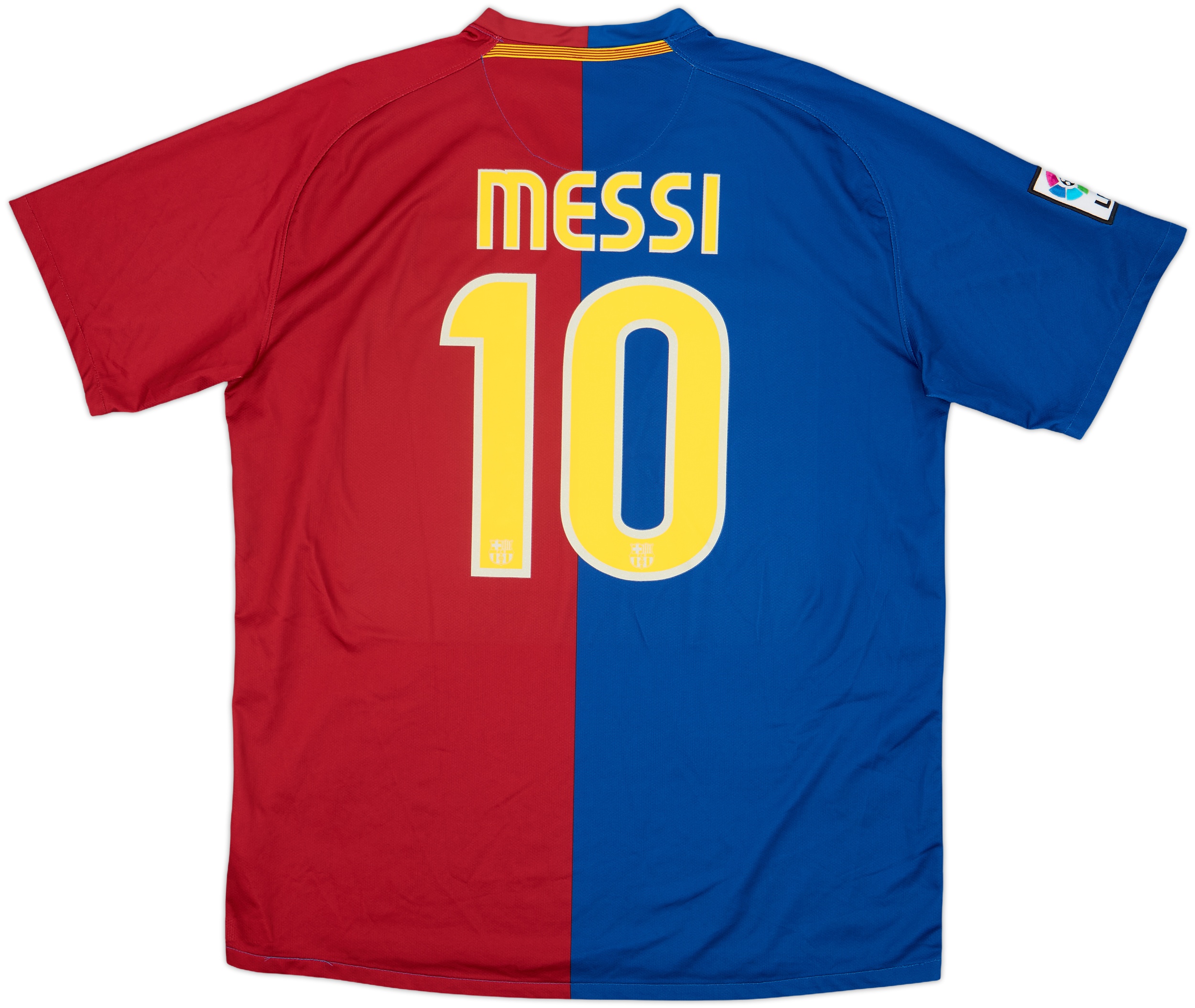2008-09 Barcelona Home Shirt Messi #10 - 9/10 - (XL)