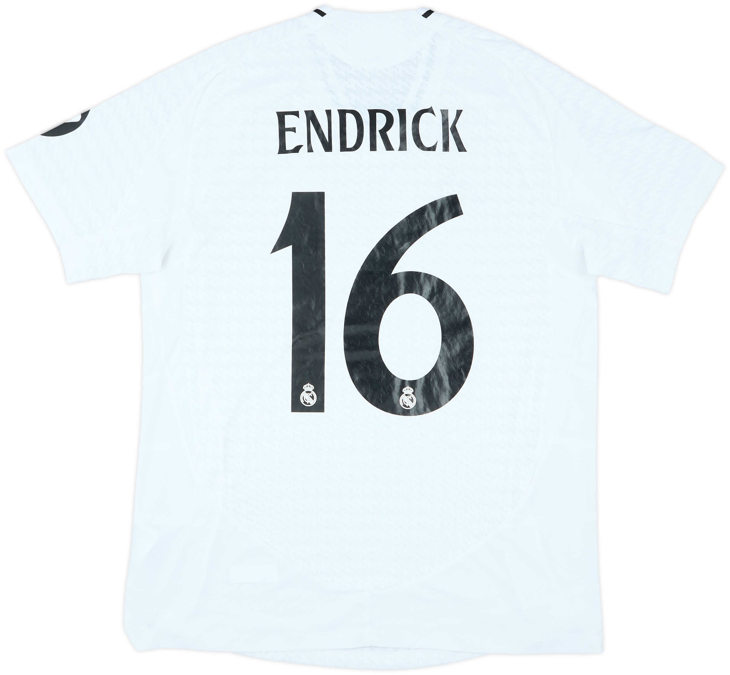 2024-25 Real Madrid Authentic Copa del Rey Final Home Shirt Endrick #16 ...