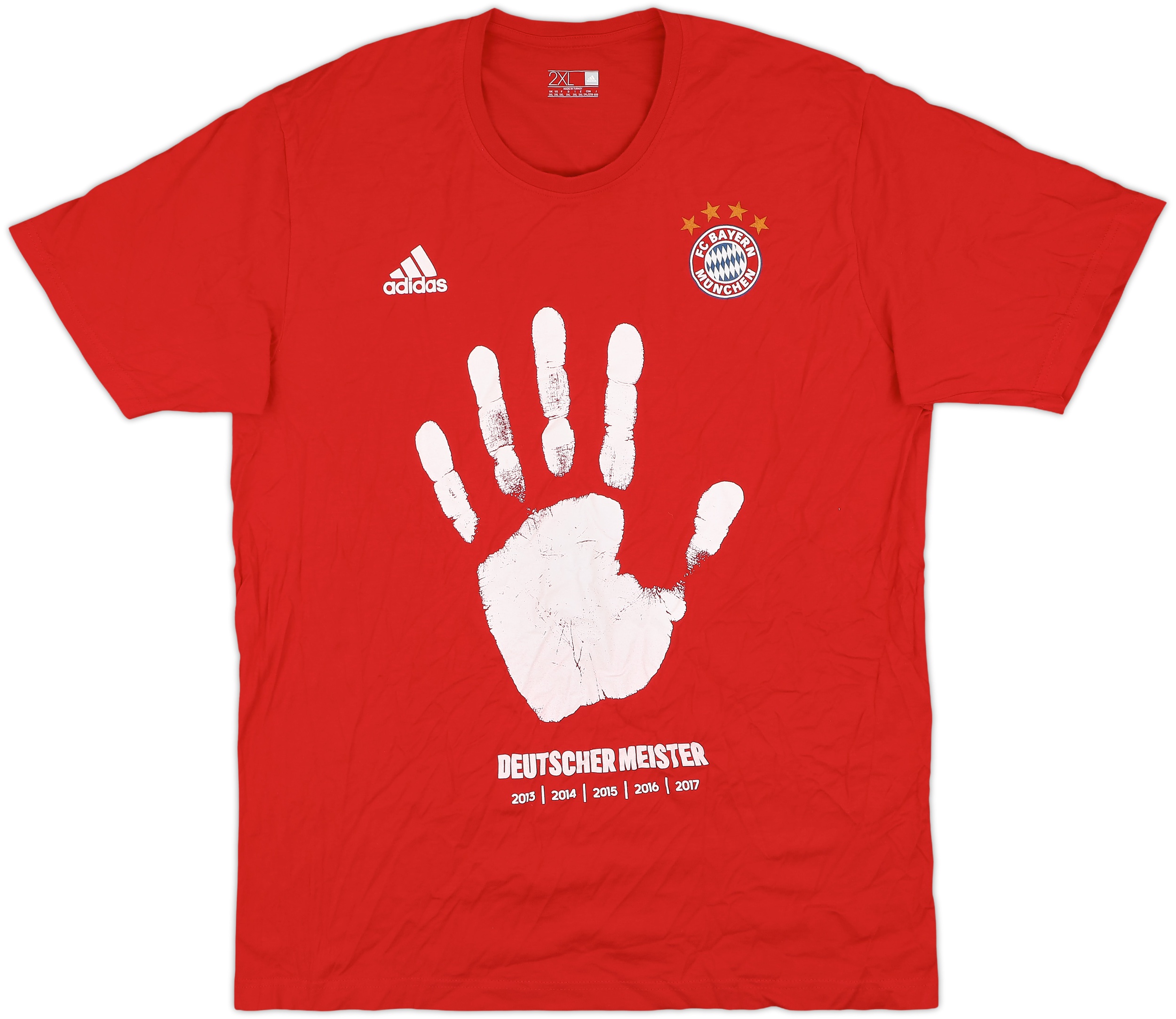 2016-17 Bayern Munich adidas Cotton Tee - 9/10 - (XXL)