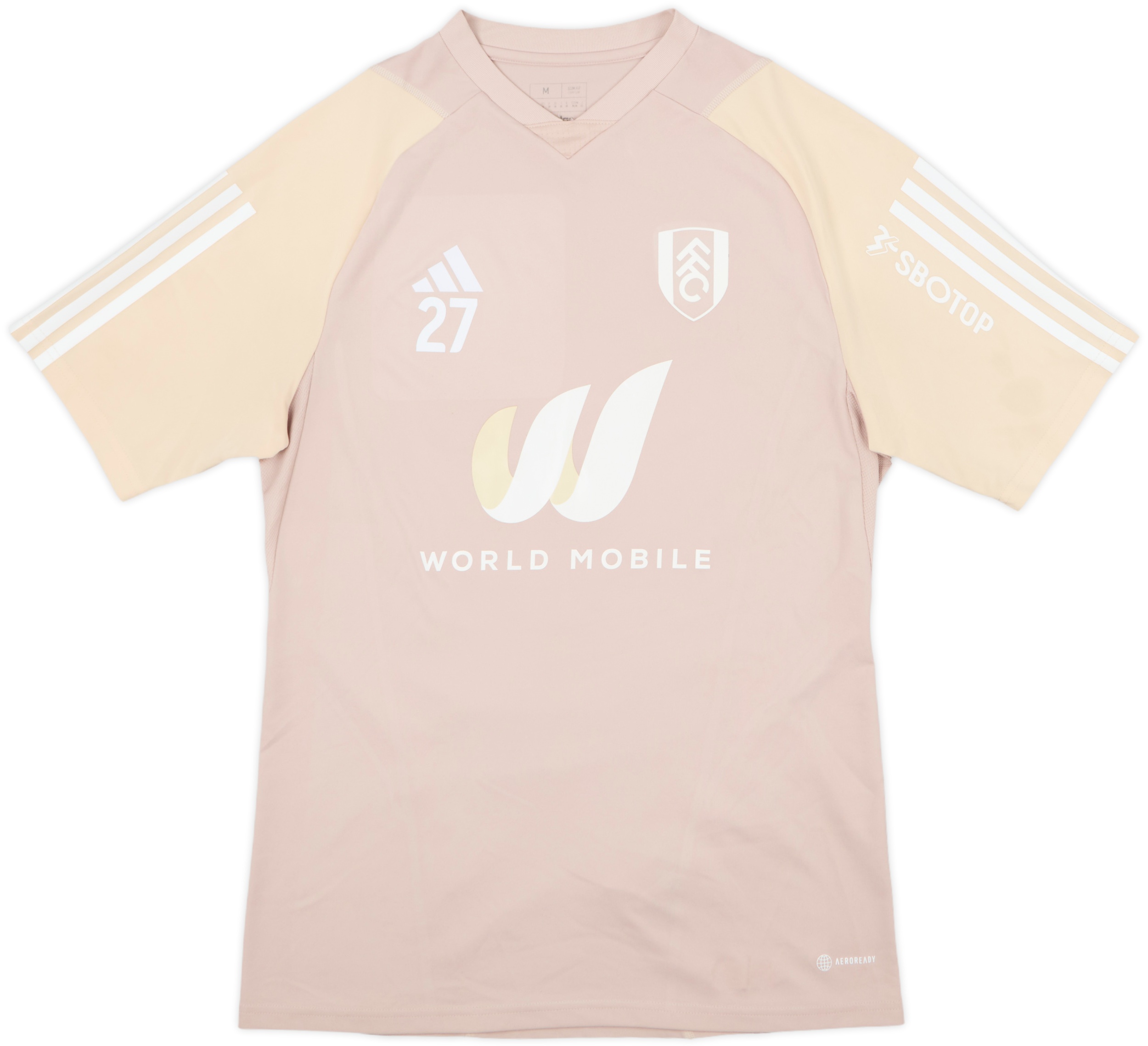 2022-23 Fulham adidas Player Issue Training Shirt #27 - 8/10 - (M)
