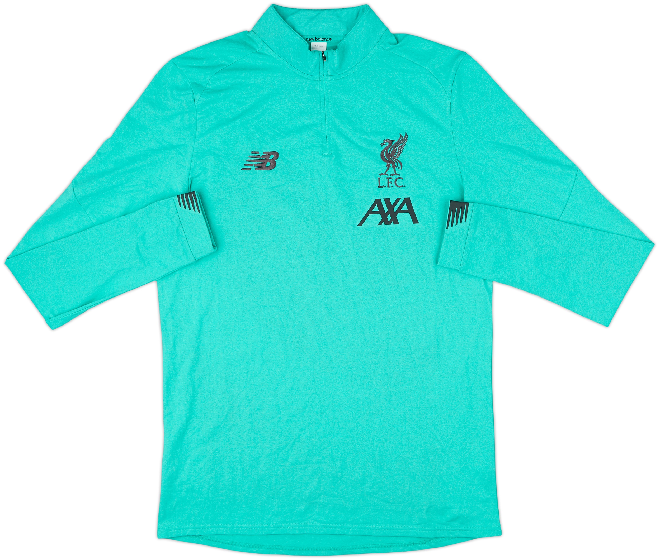 2019-20 Liverpool New Balance 1/4 Zip Drill Top - 10/10 - (L)