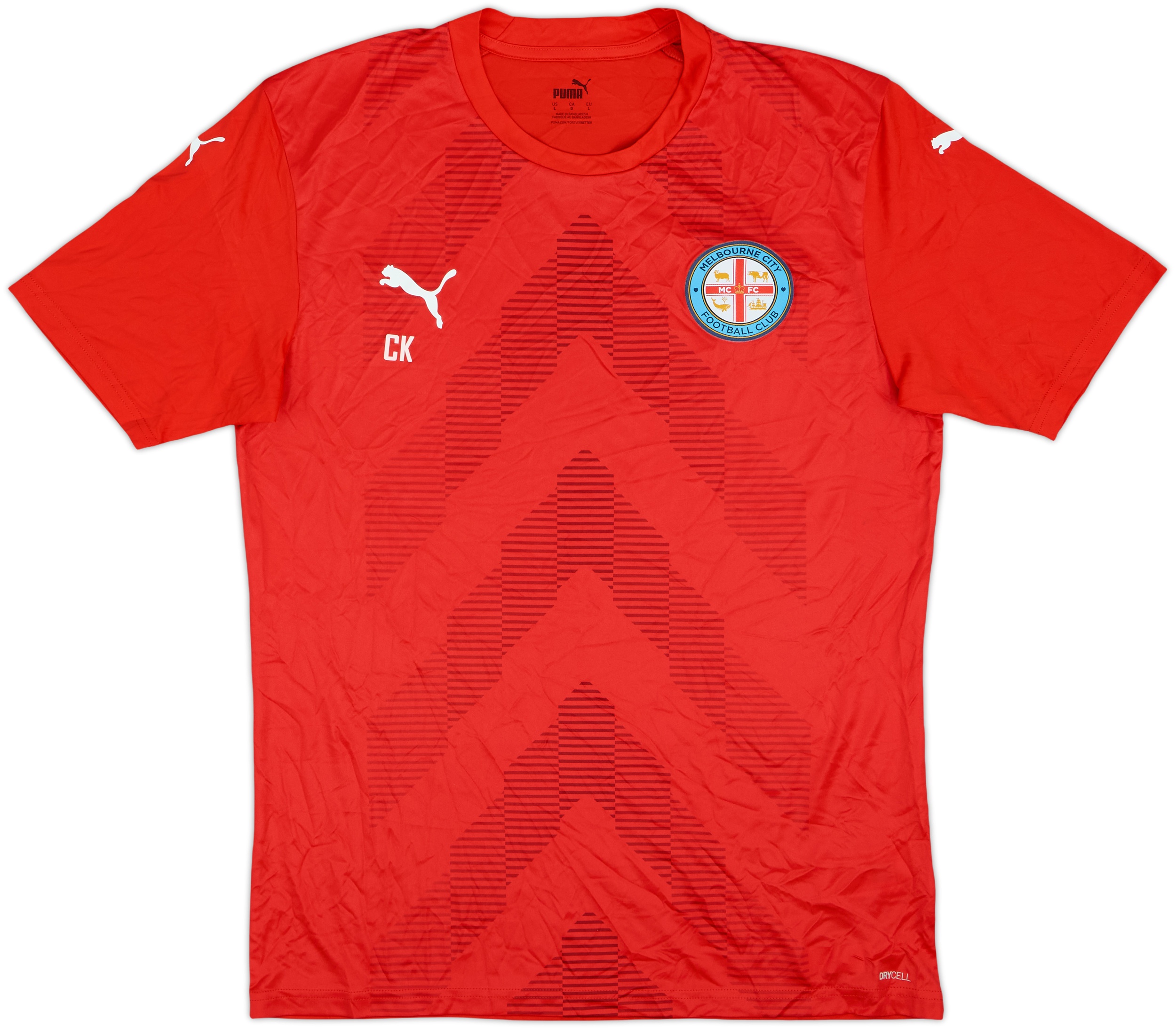 2022-23 Melbourne City Puma Staff Issue Training Shirt CK - 10/10 - (L)