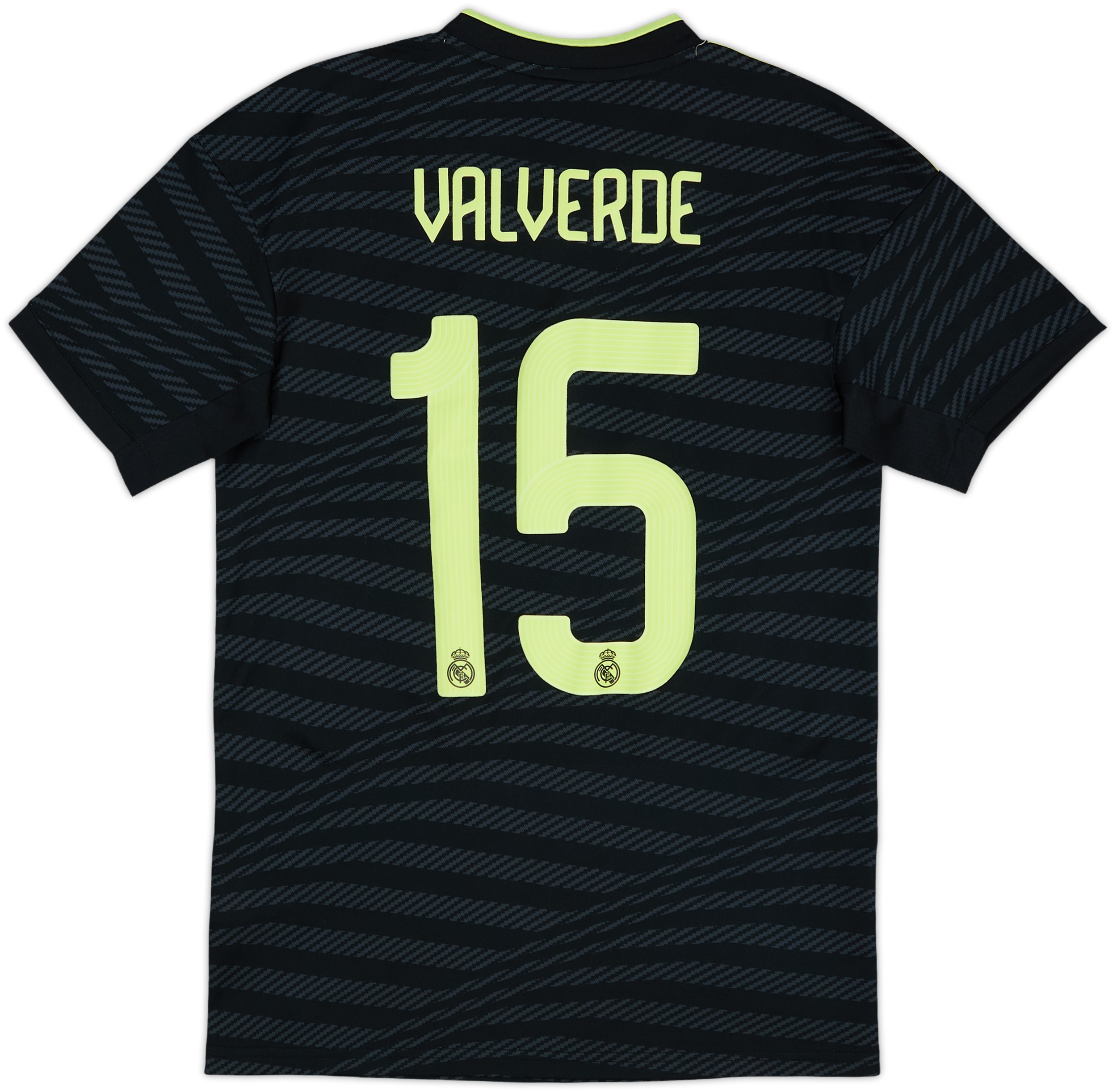 2022-23 Real Madrid Third Shirt Valverde #15 - 5/10 - (S)