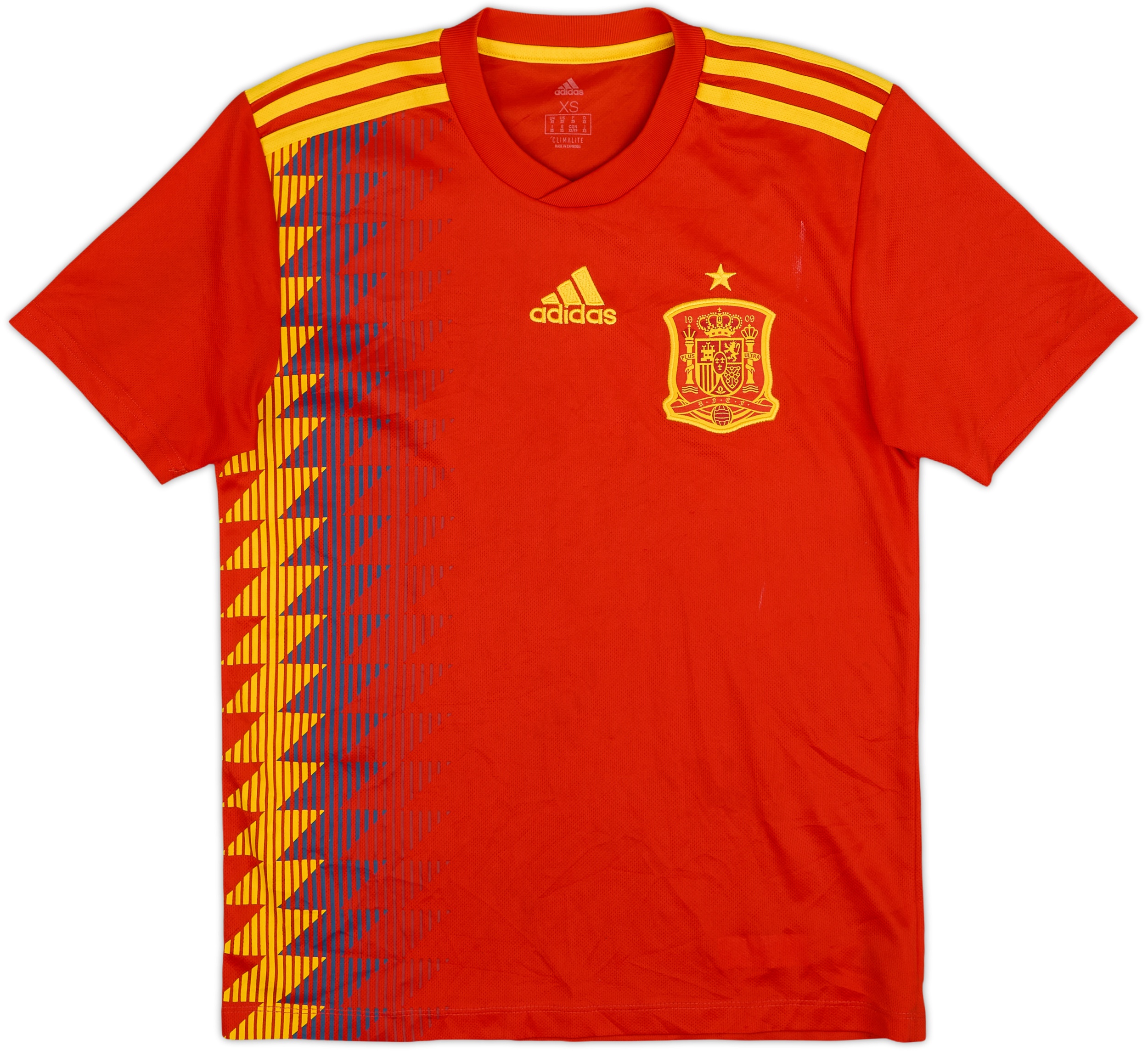 2018-19 Spain Home Shirt - 6/10 - (XS)