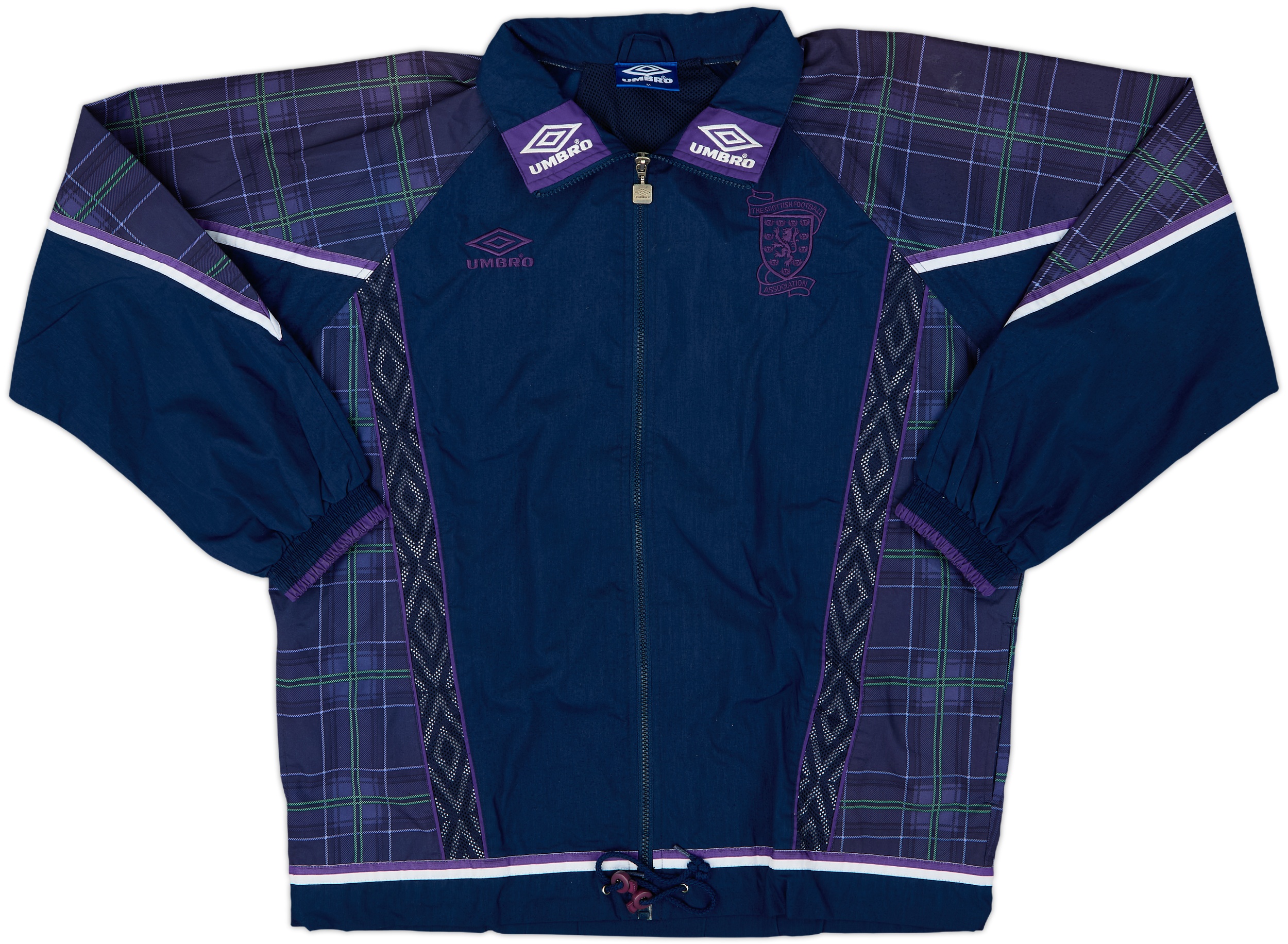 1994-96 Scotland Umbro Track Jacket - 8/10 - (M)