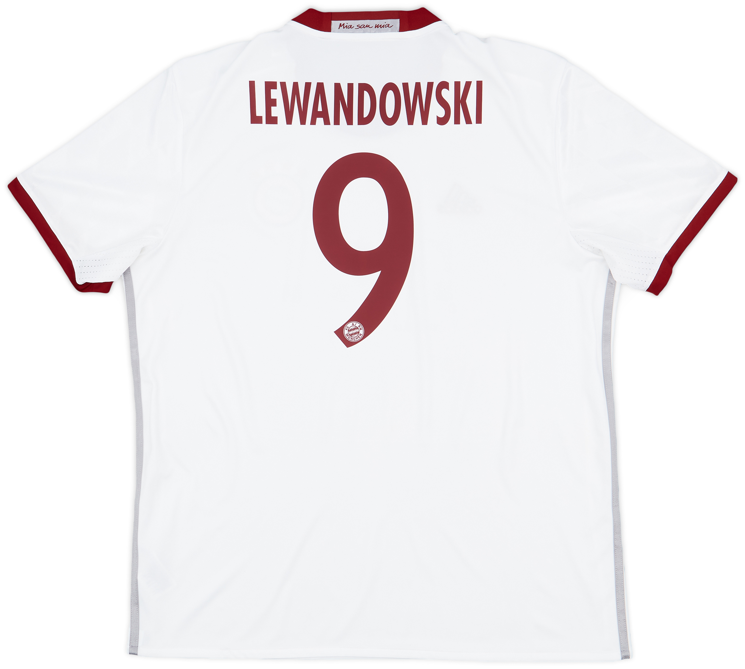 2016-17 Bayern Munich Third Shirt Lewandowski #9 - 9/10 - (XL)