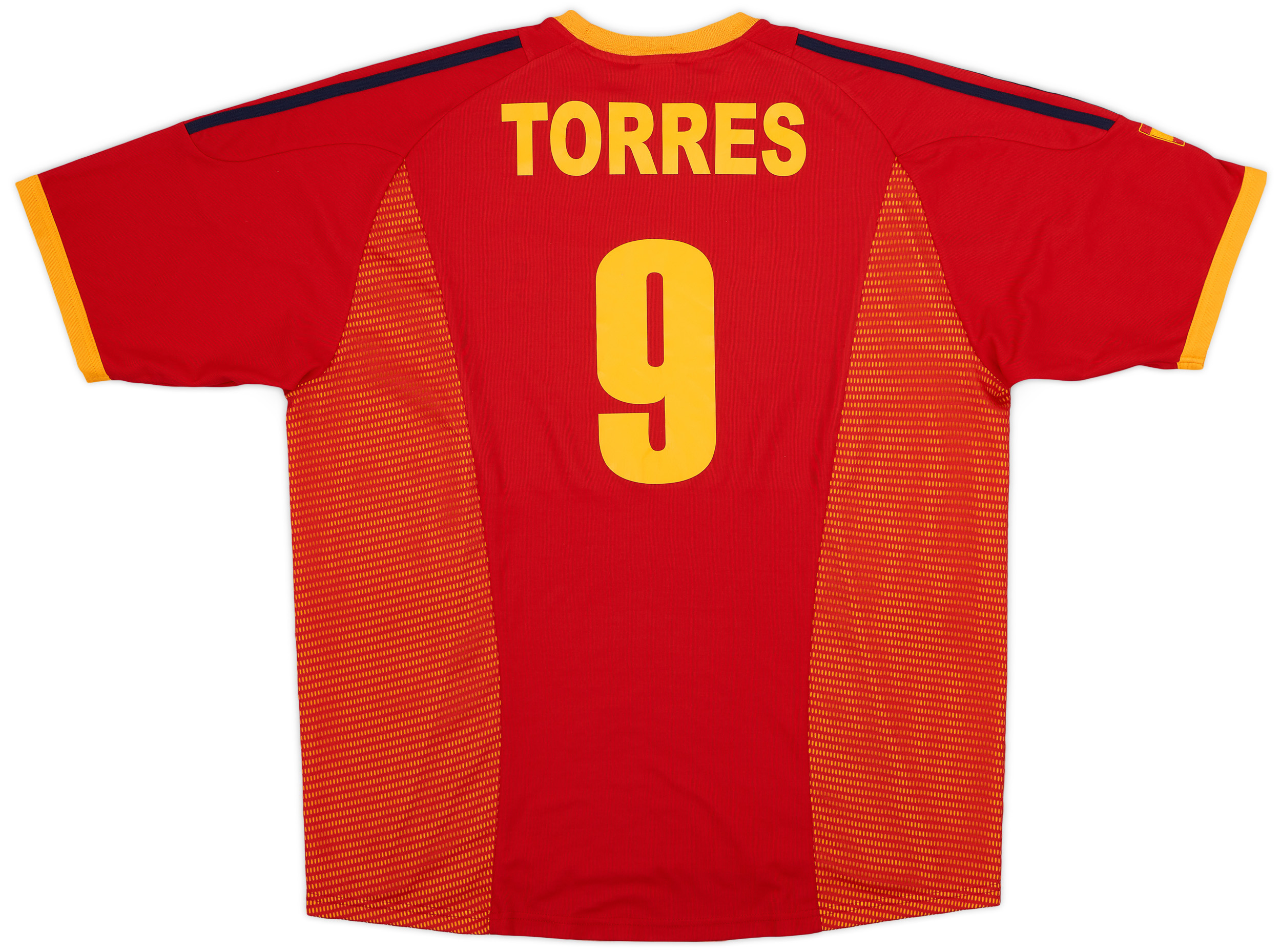 2002-04 Spain Home Shirt Torres #9 - 9/10 - (XL)