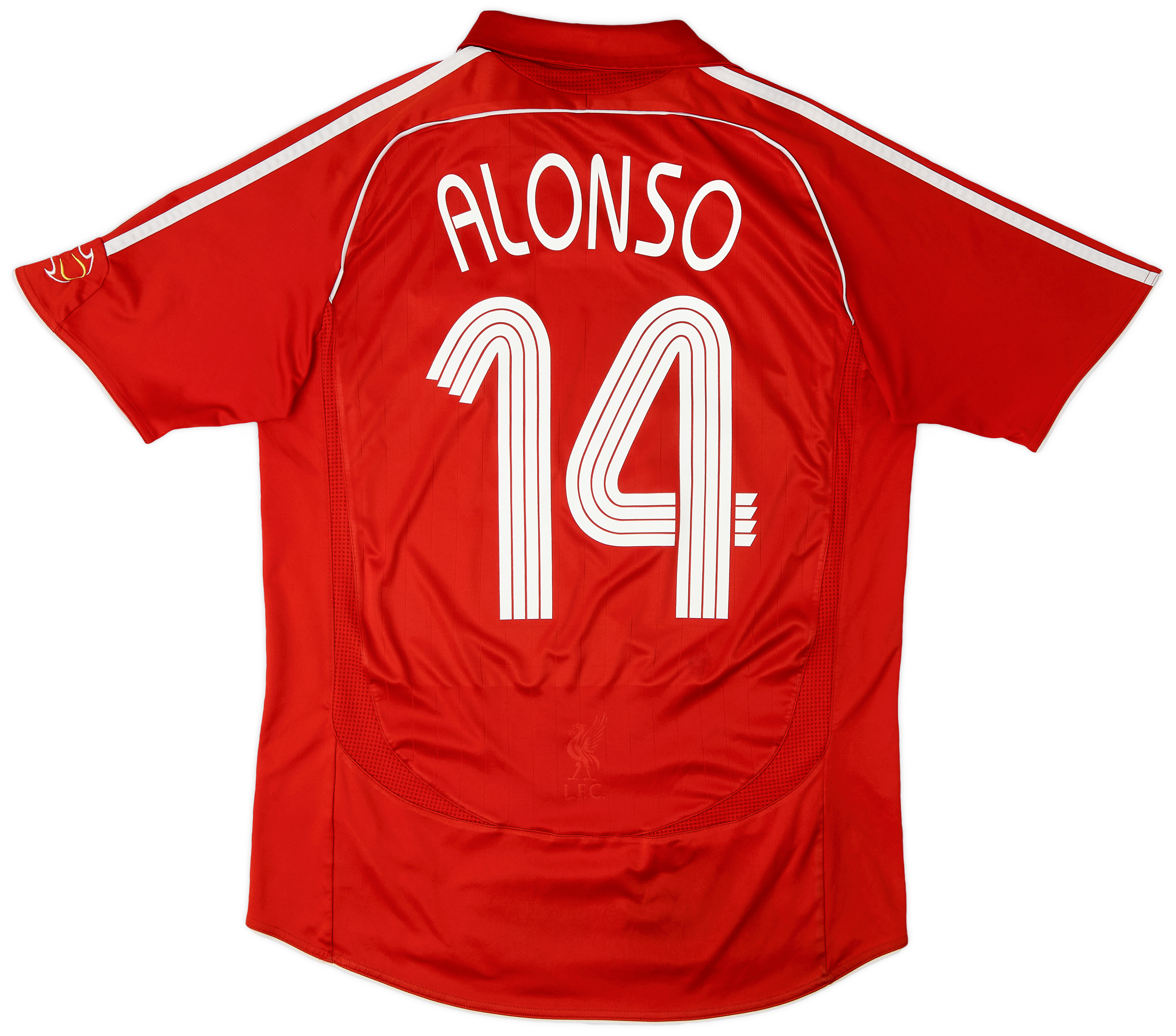 2006-08 Liverpool Home Shirt Alonso #14 - 3/10 - (M)