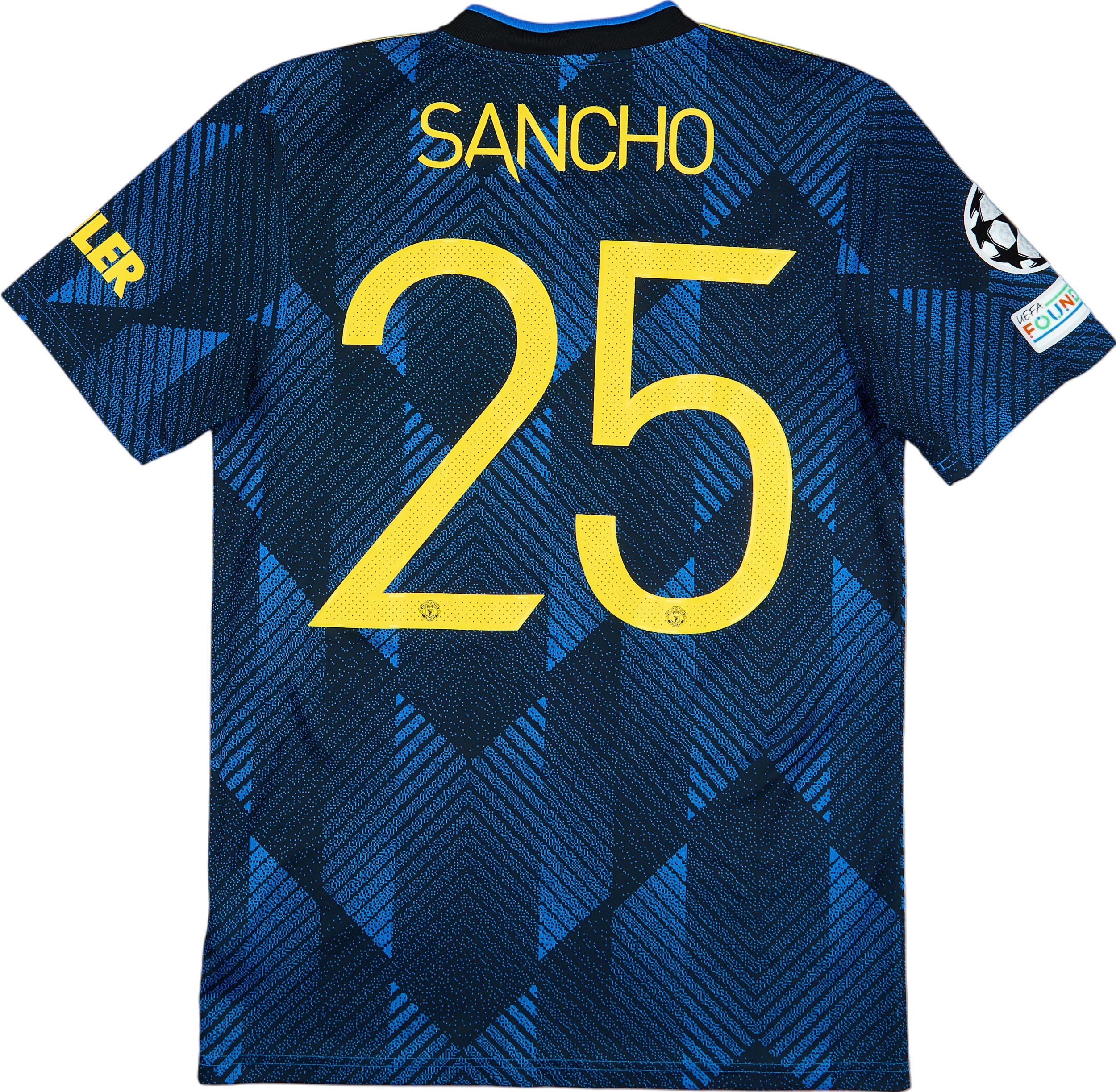 2021-22 Manchester United Third Shirt Sancho #25 - 10/10 - (S)