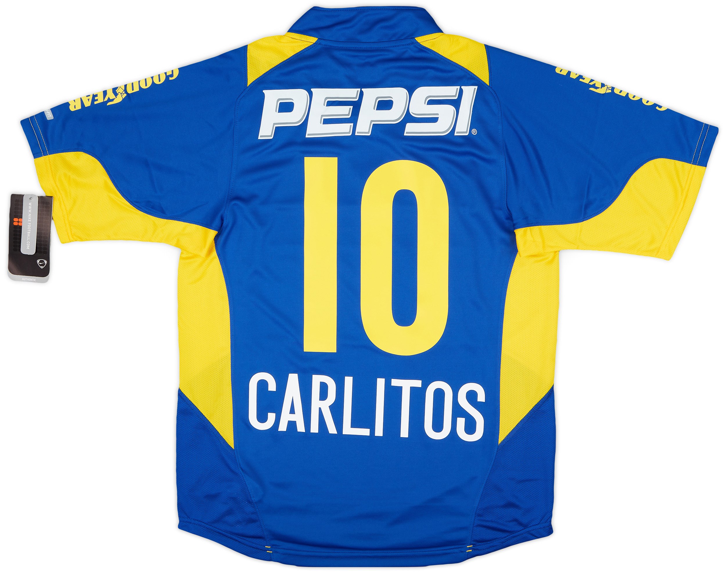 2004-05 Boca Juniors Home Shirt Carlitos #10 (S)