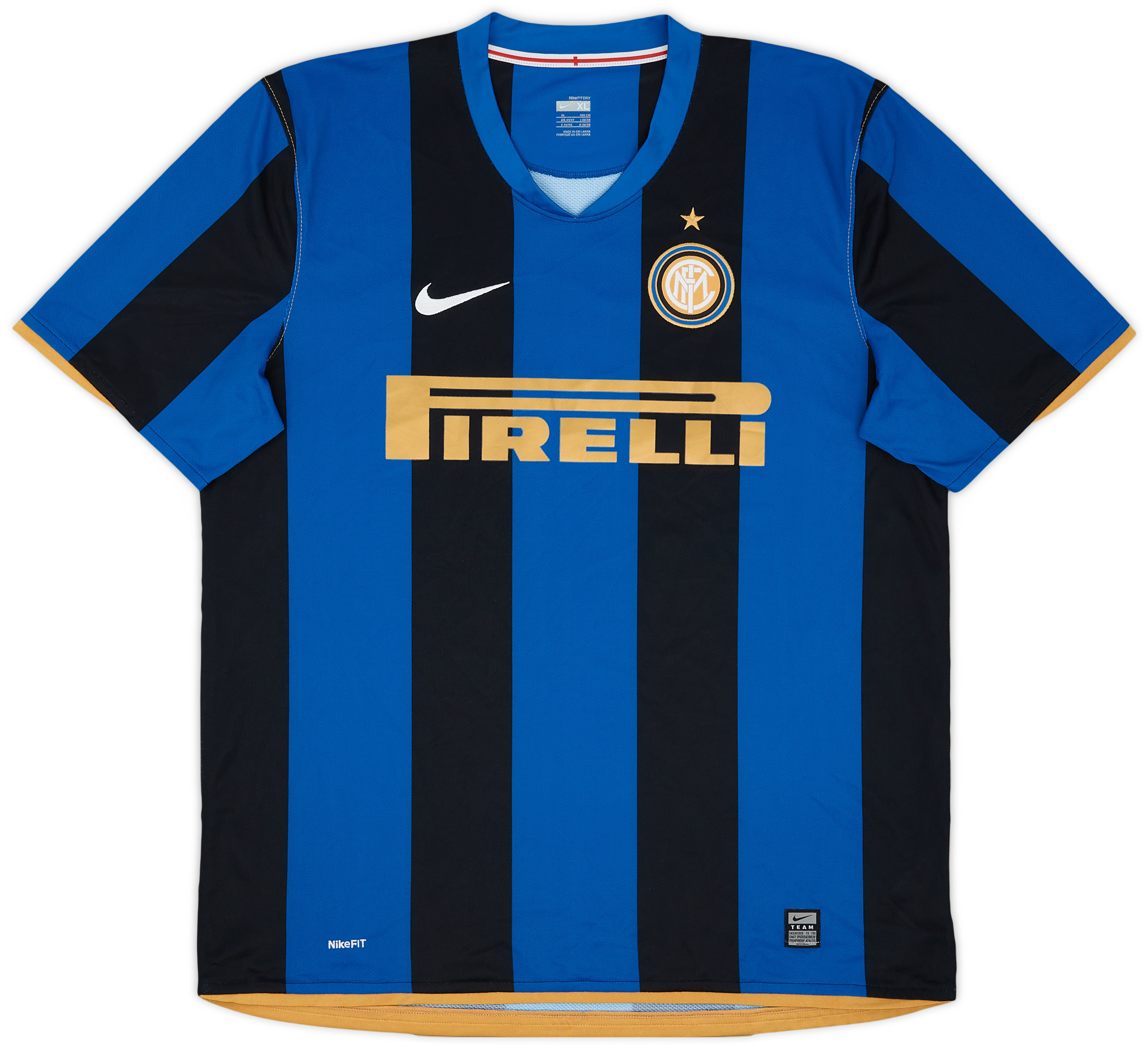 2008-09 Inter Milan Home Shirt Stankovic #5 - 8/10 - (XL) 2008-09 Inter Milan Home Shirt Stankovic #5 - 8/10 - (XL)