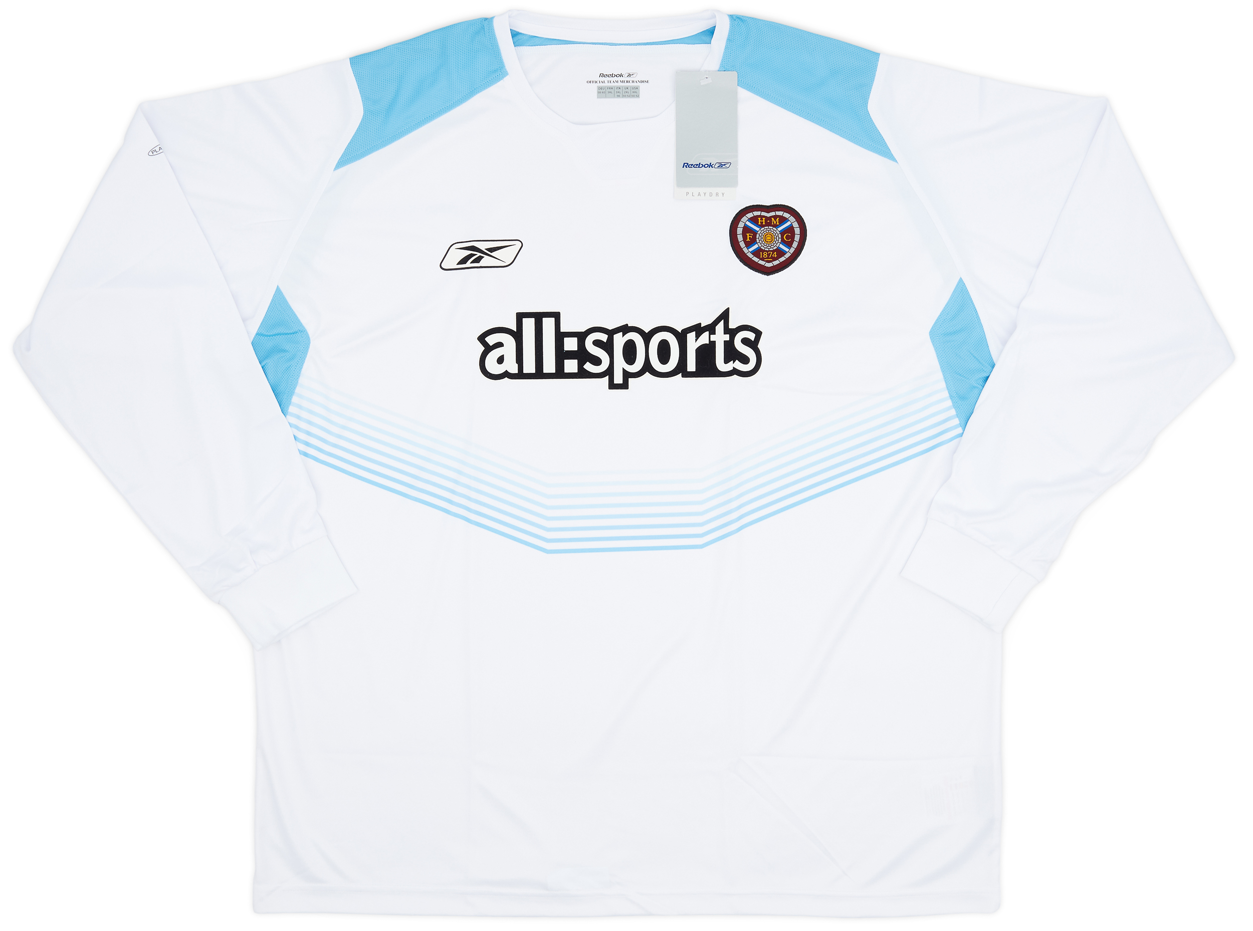 2004-05 Hearts Away L/S Shirt (XXL)